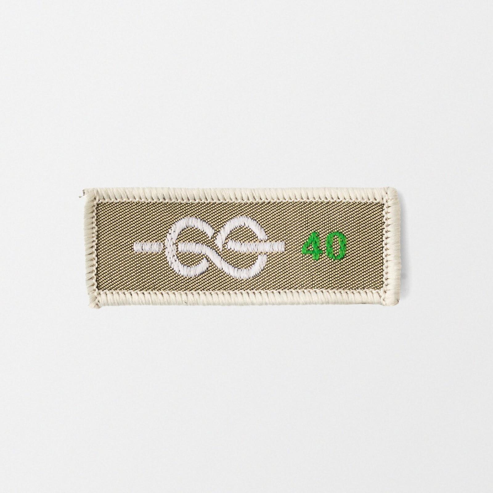Chief Scout Length of Service Award | Cloth Badge | 40 Years