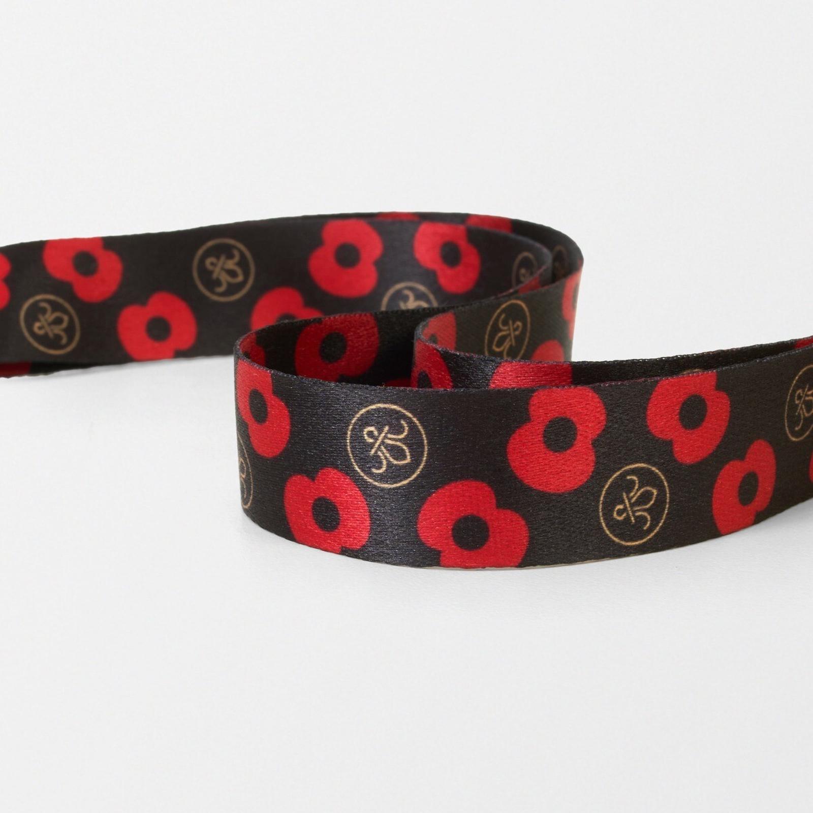 Poppy (RBL) & Scouts Lanyard | Scout Store Poppy Shop