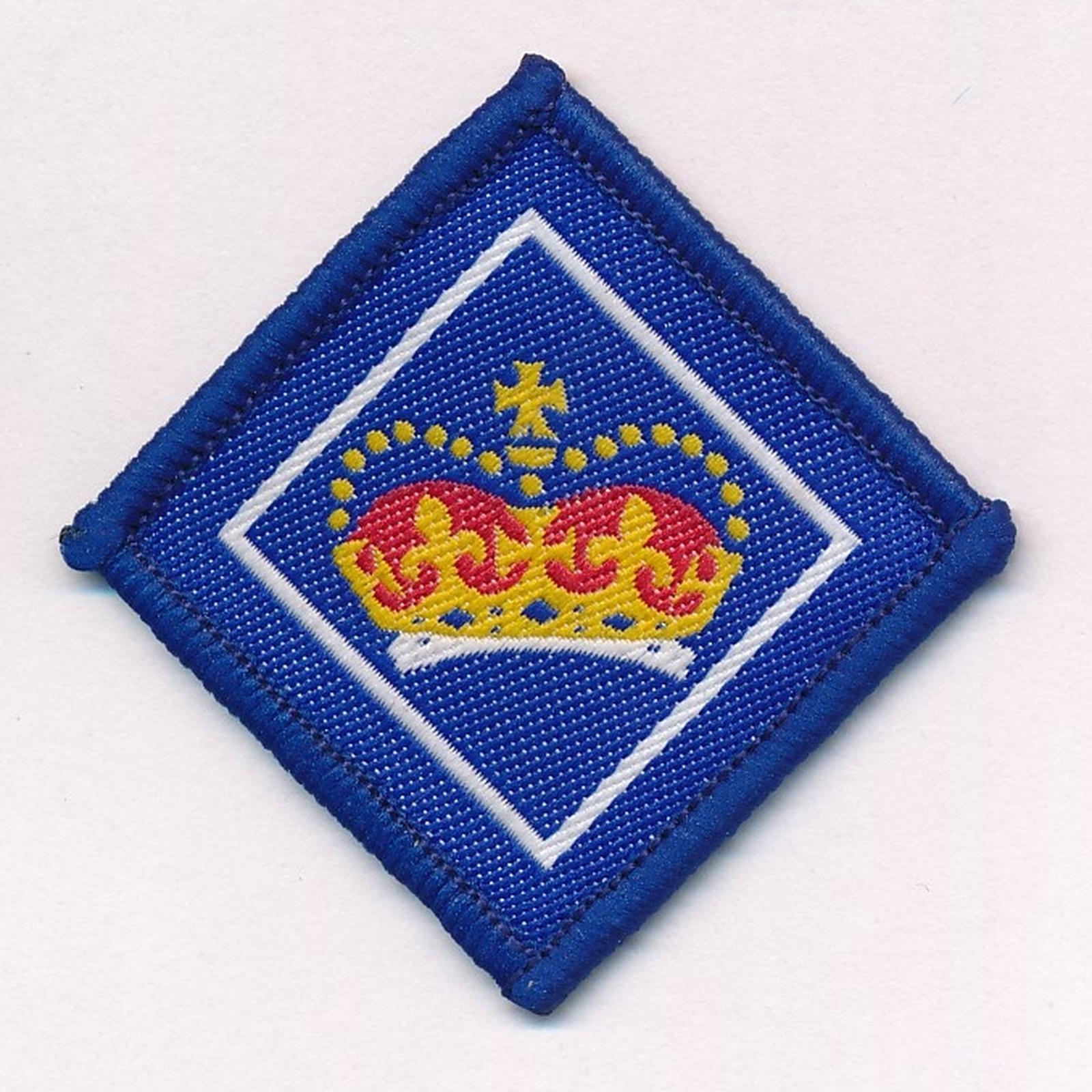 Queens Scout Award Badge Volunteer Leaders