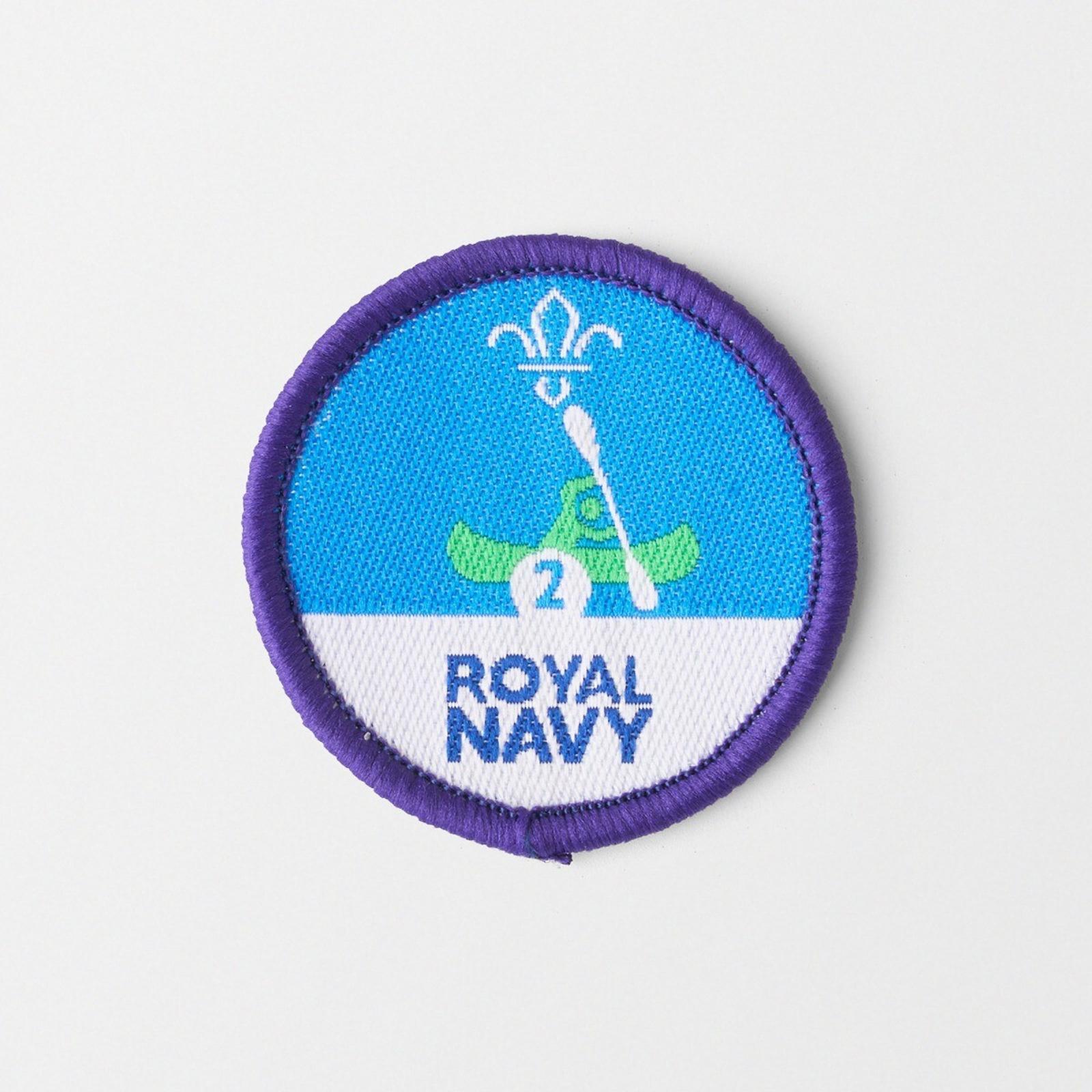 Time On Water Badge Stage 2 (Royal Navy)