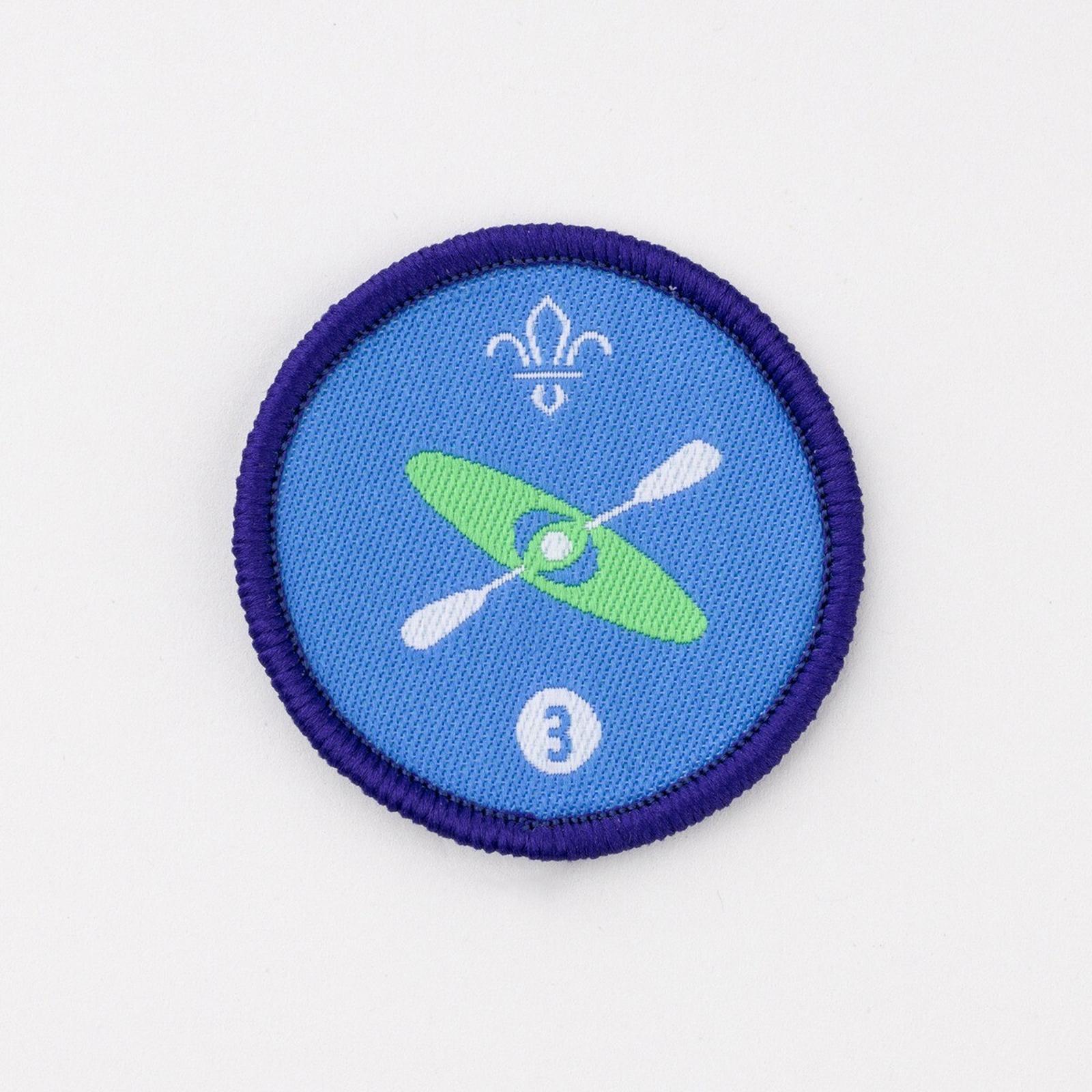 Paddle Sports Staged 3 Activity Badge