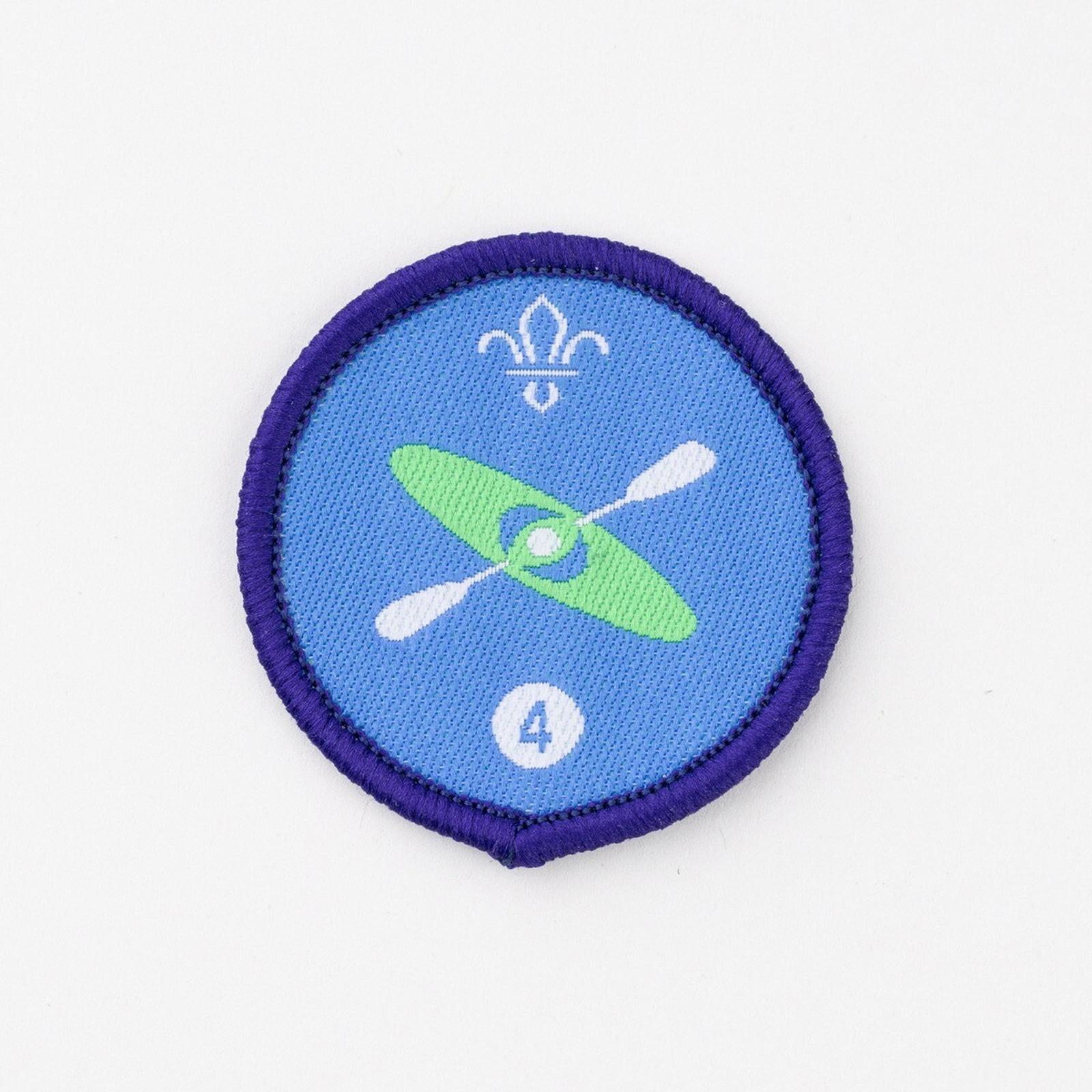 Paddle Sports Staged 4 Activity Badge