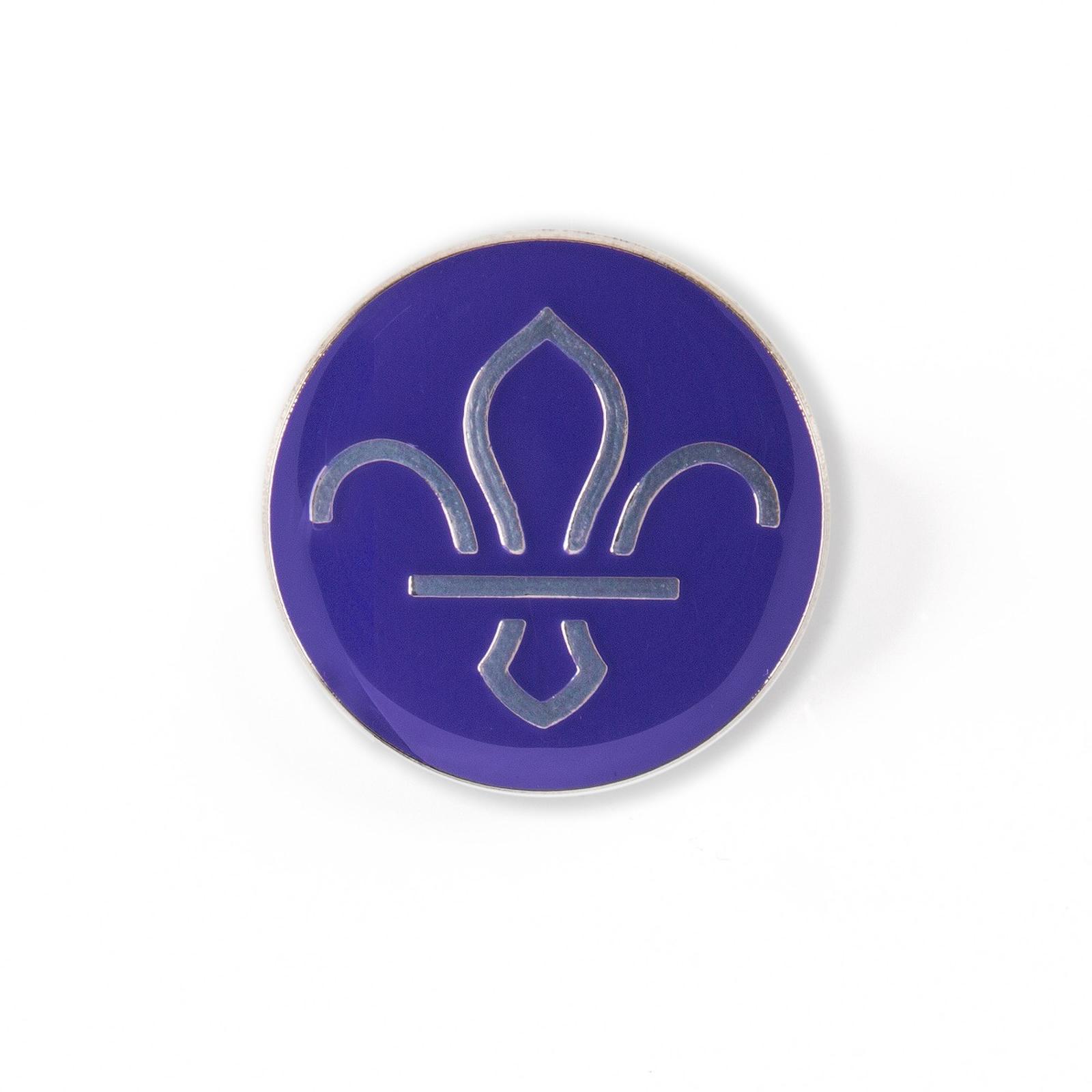 FDL Fleur de Lis Scouts Enamel Pin Badge 20mm Volunteer Leaders