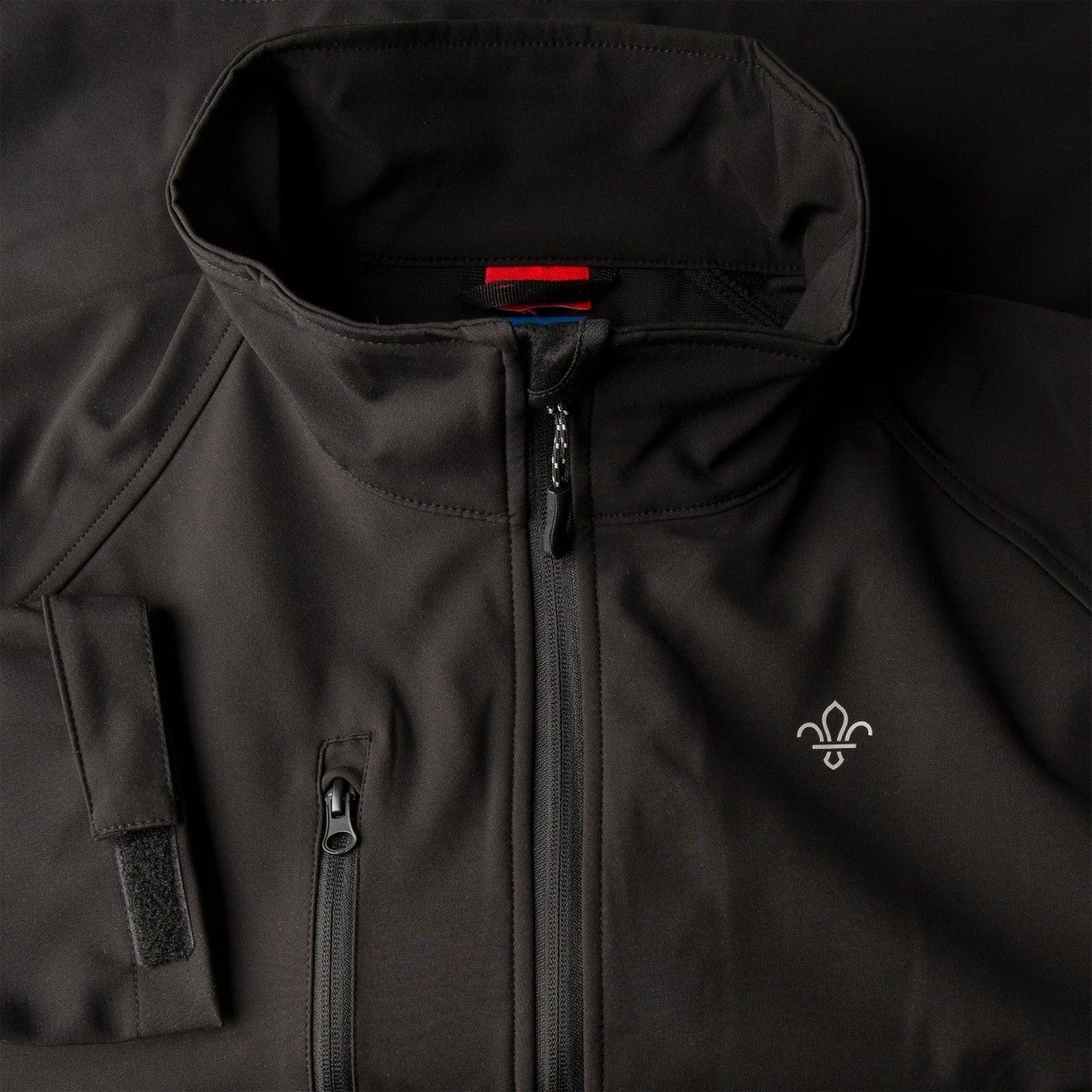 Scouts Fleur de Lis Soft Shell Jacket with Reflective Logo Volunteer ...