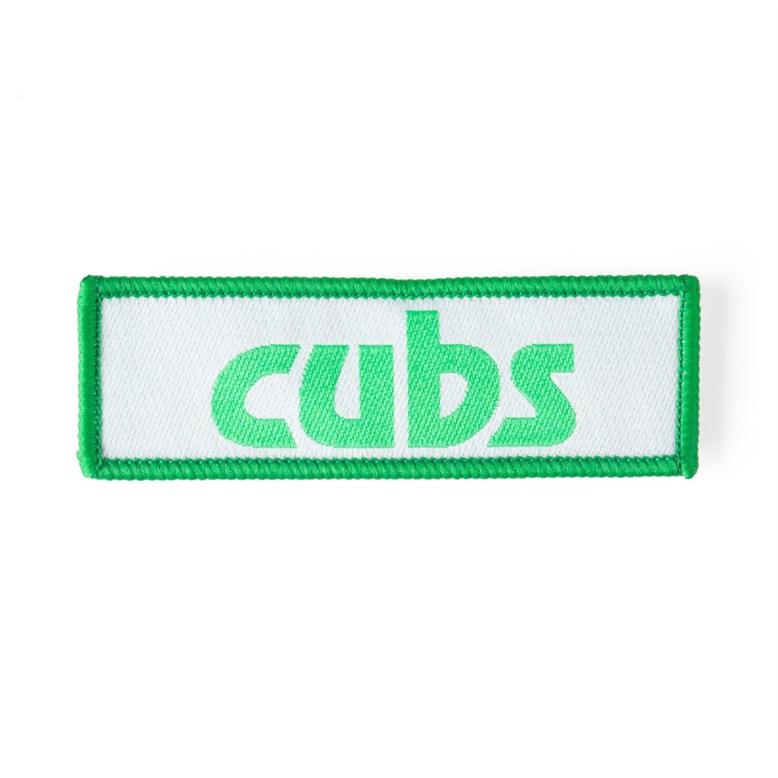 Cub Scouts Logo Woven Badge 7.2 x 2.3cm