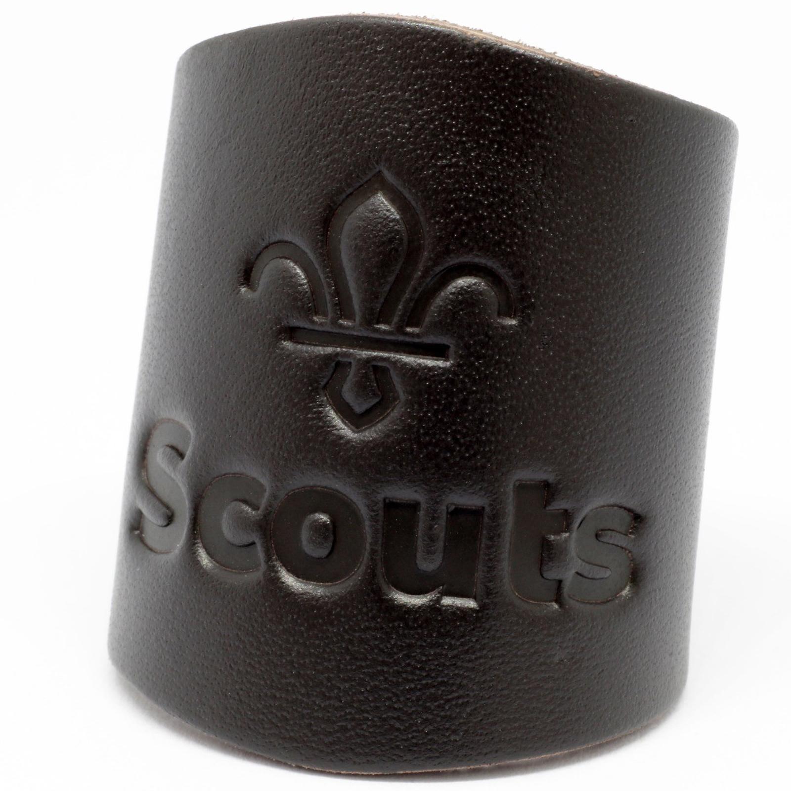 Scouts Official Uniform Embossed Leather Woggle Scouts Sections