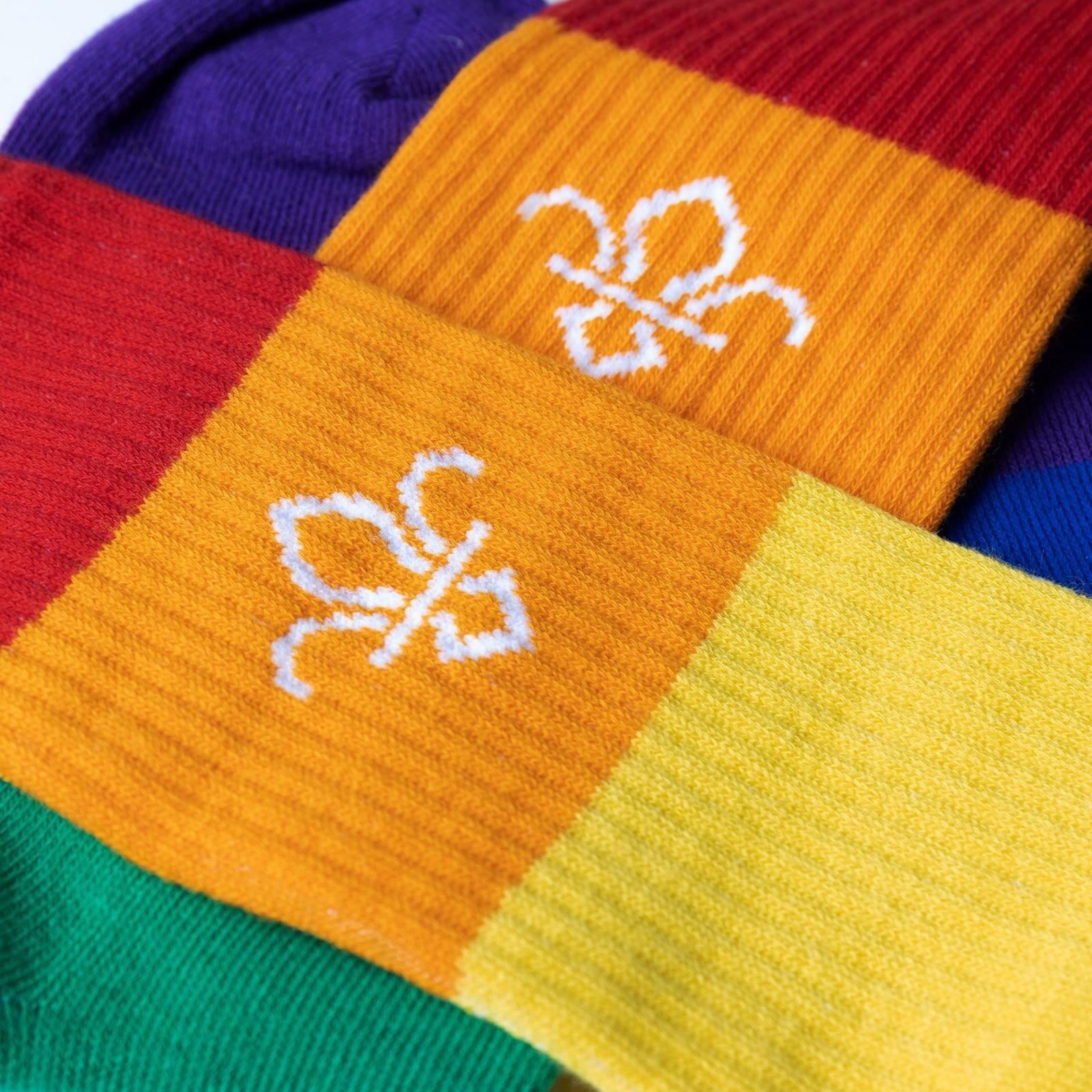 Scout Pride Rainbow Socks | Size 6 - 11 | Scout Store