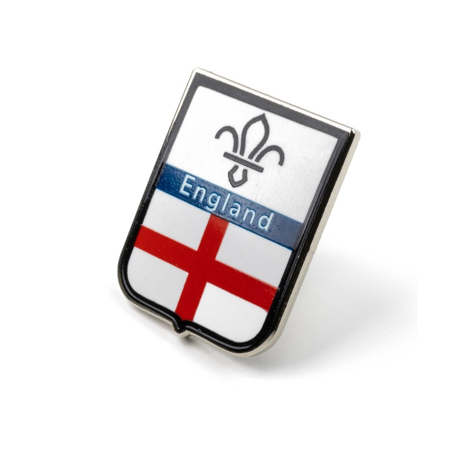 England Fleur de Lis Scouts Pin Badge New in
