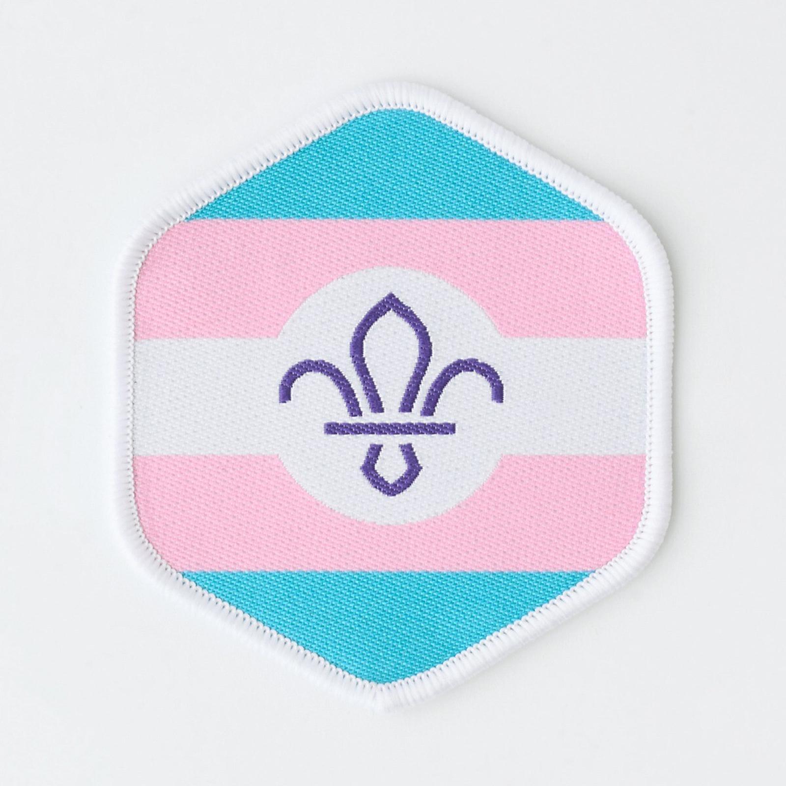 Scout Pride Blanket Badge - Trans Flag | Pride Badges