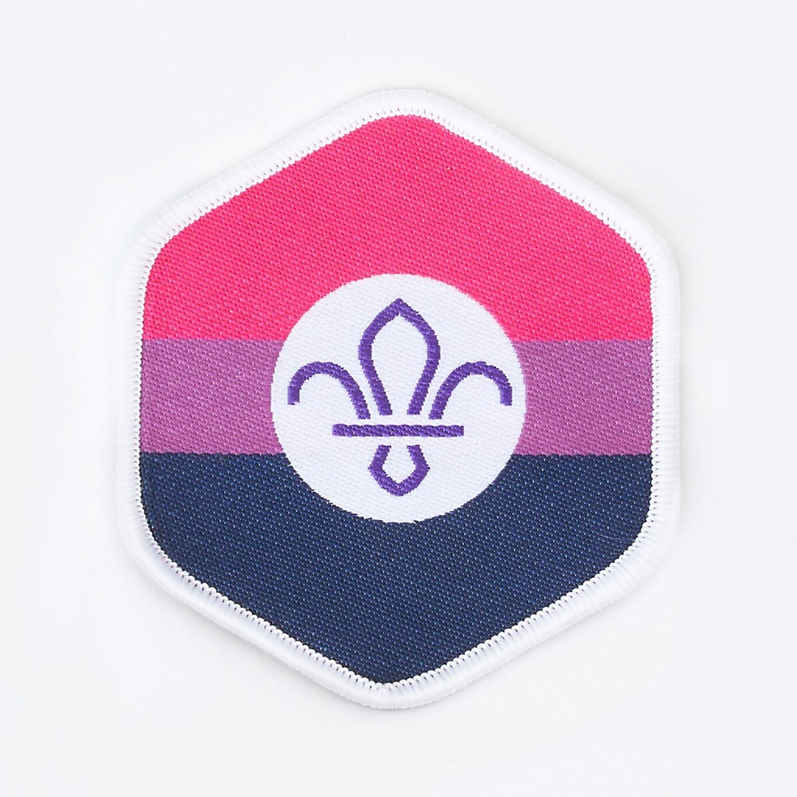 Scout Pride Blanket Badge Bisexual Flag Pride Badges