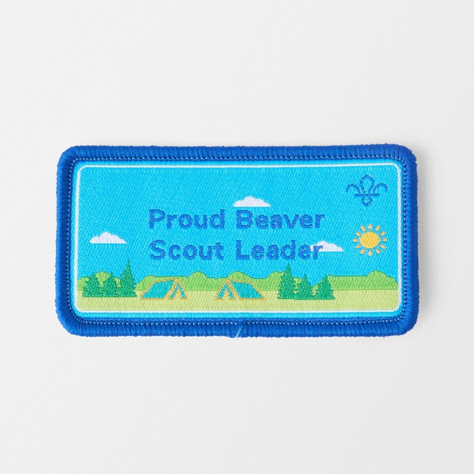 Scouts Blanket Badge - Proud Beaver Scout Leader