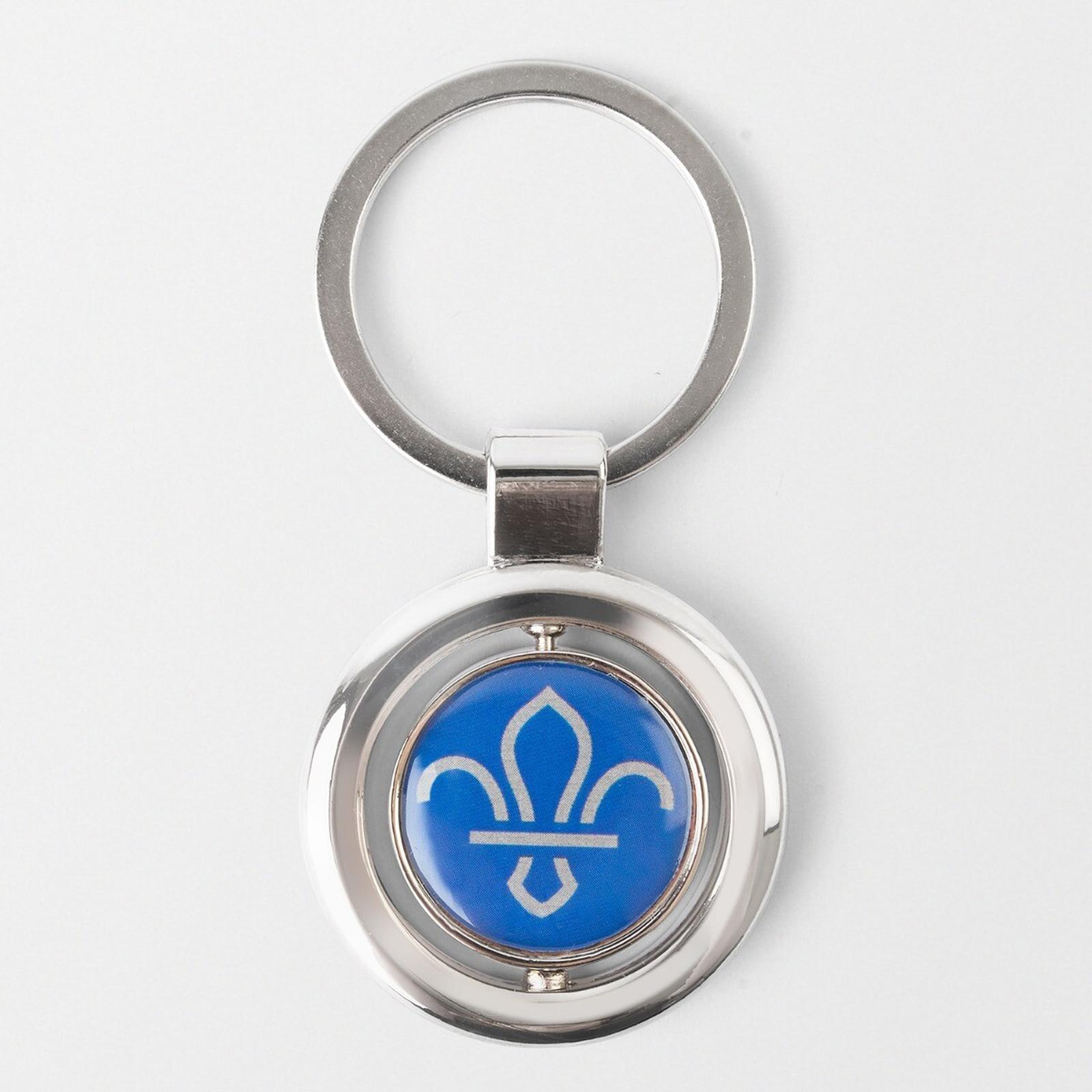 Scouts FDL Spinner Keyring | Scouts Accessories with Emblem