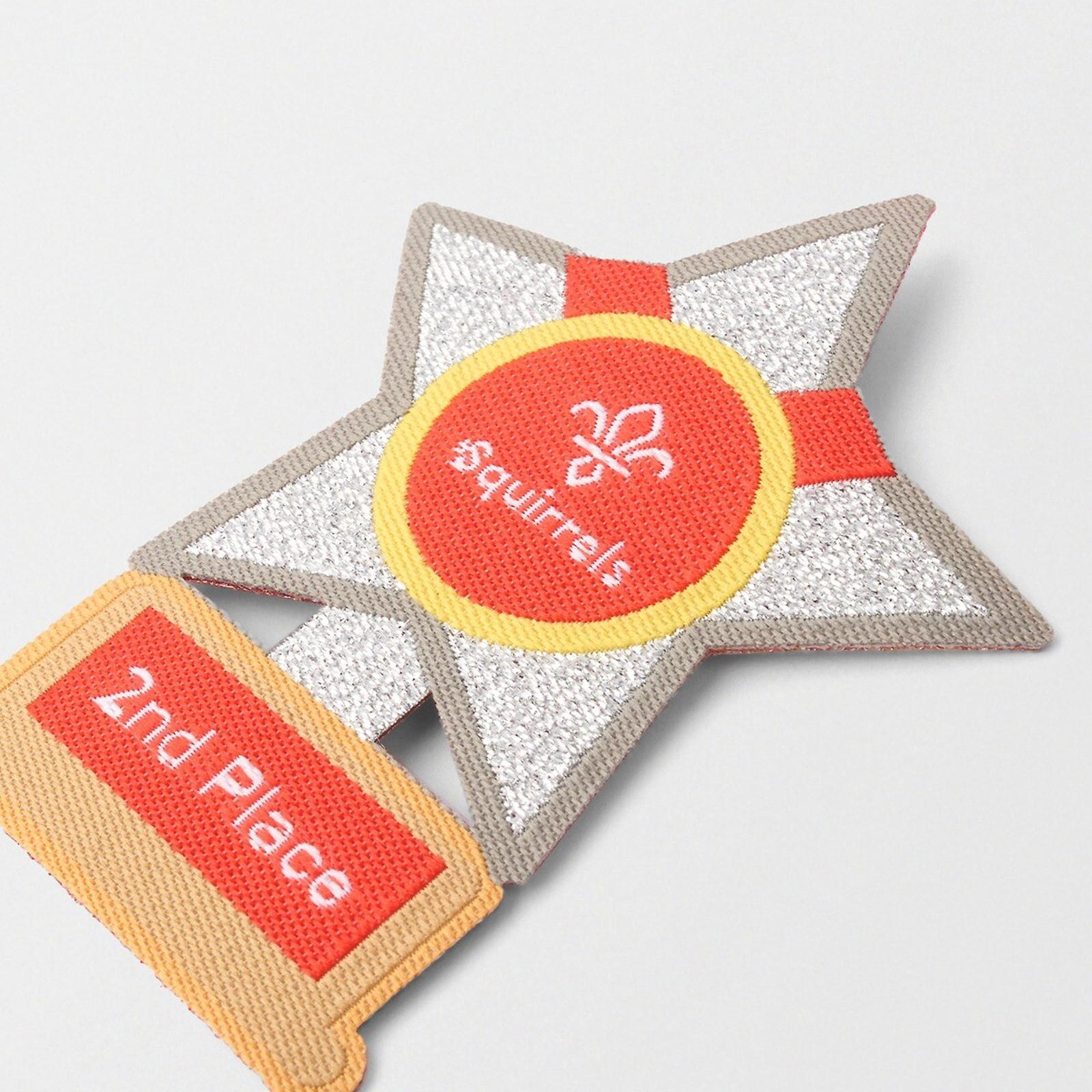 Squirrel Scouts Iron-On Blanket Badge - Trophy 2nd Place