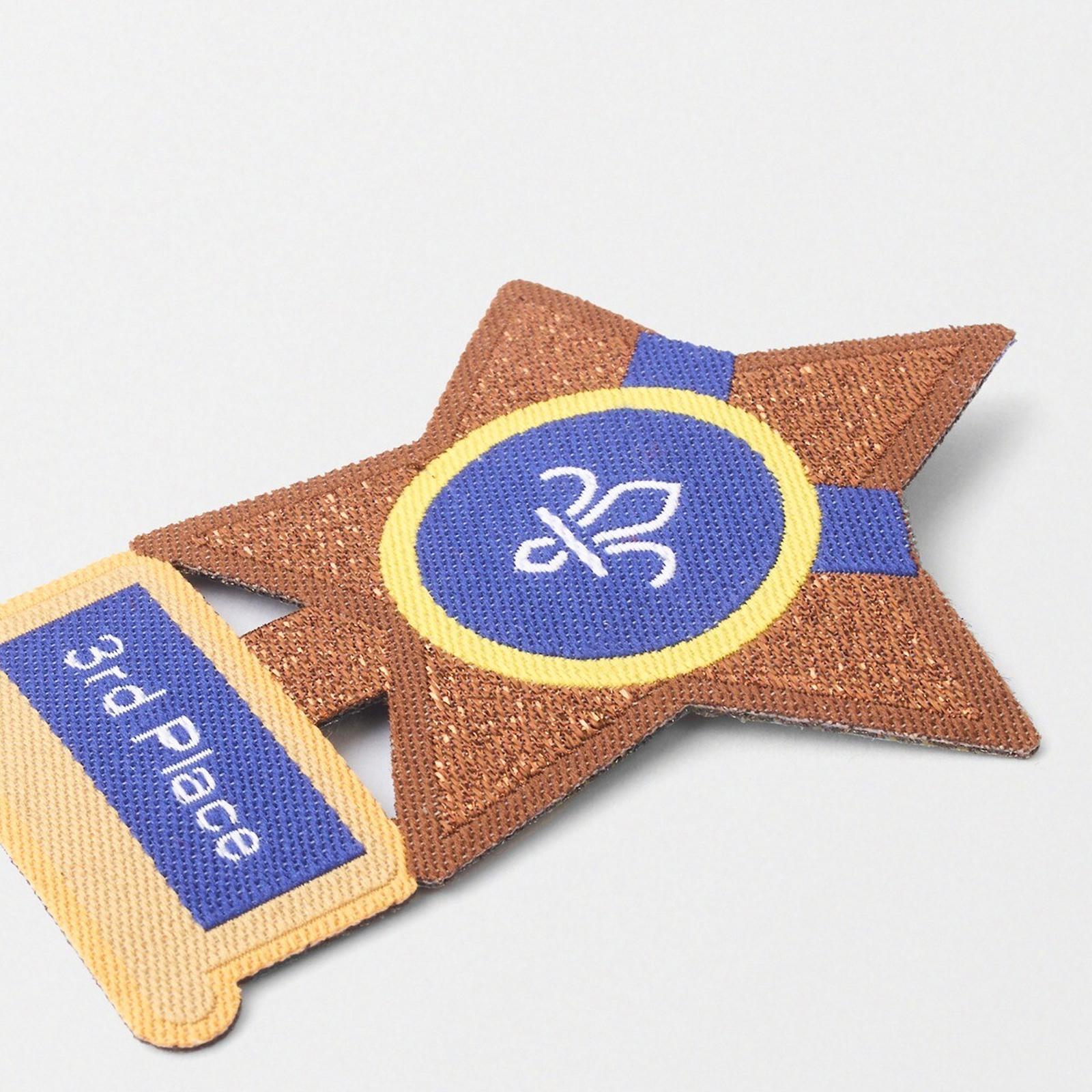 Scouts FDL Iron-On Blanket Badge - Trophy 3rd Place