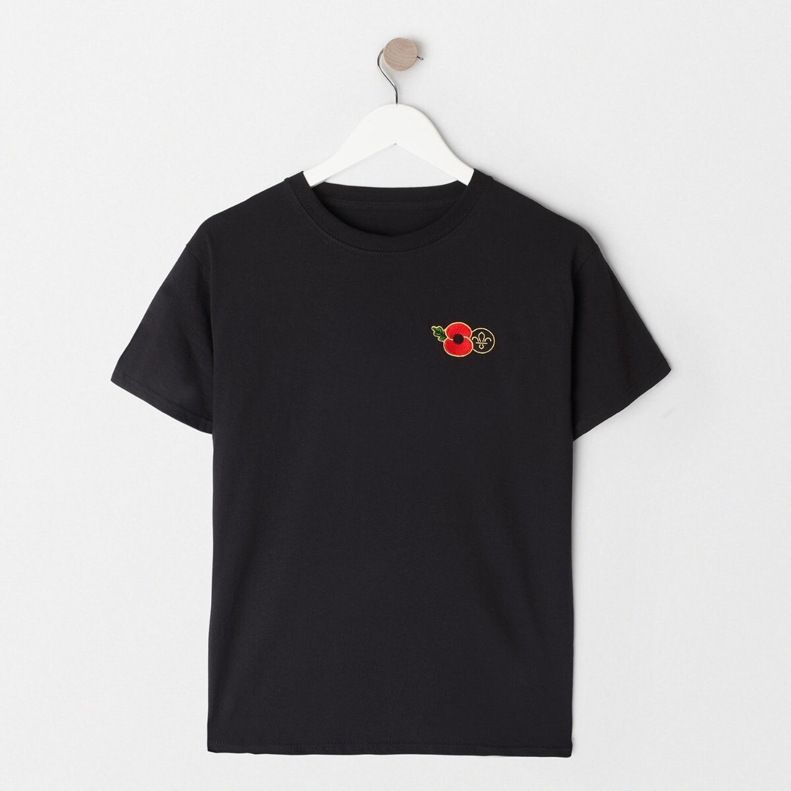 Poppy & Scouts T-Shirt | Black Tee | RBL & Scouts