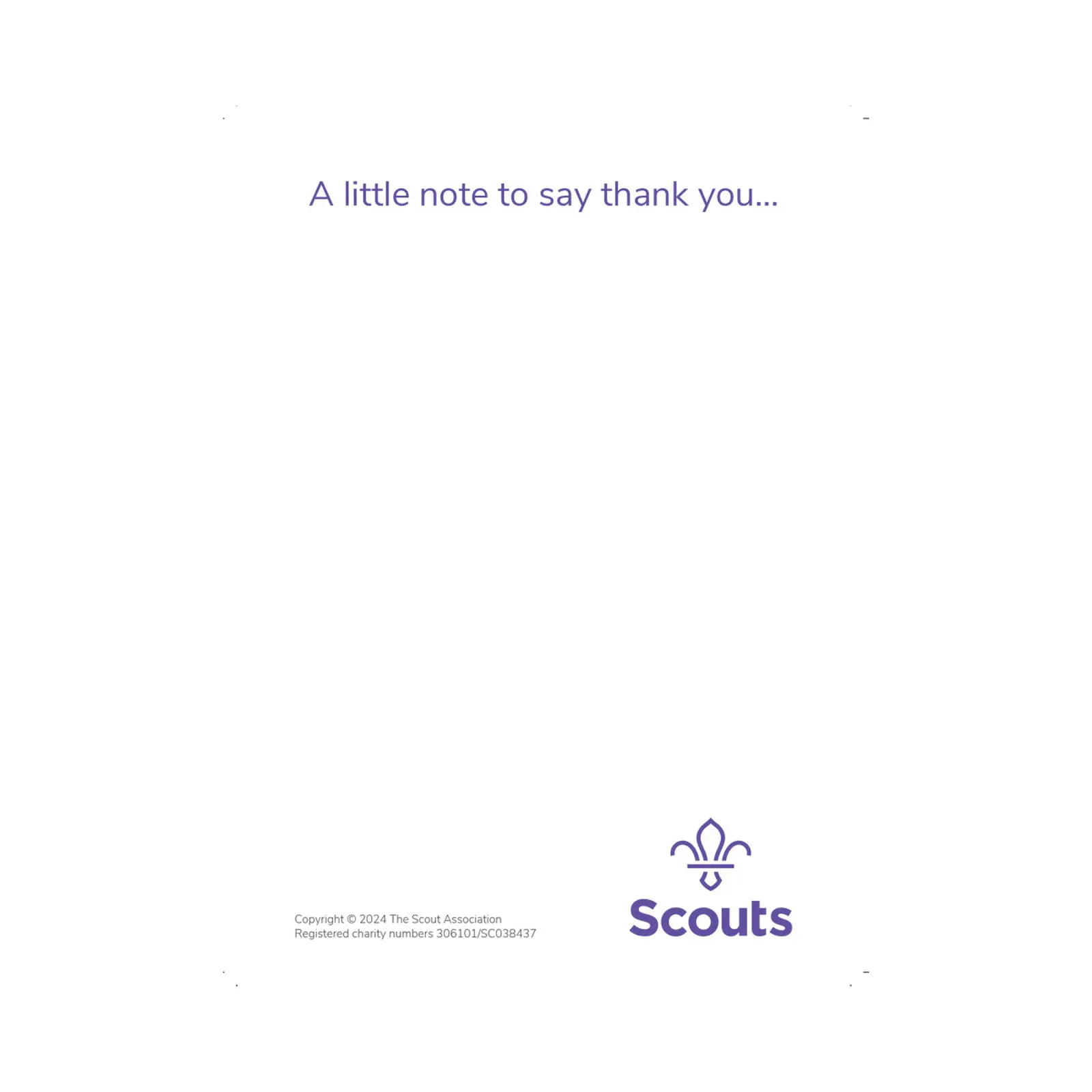 Scouts With Thanks Laser Etched Badge in Presentation Box