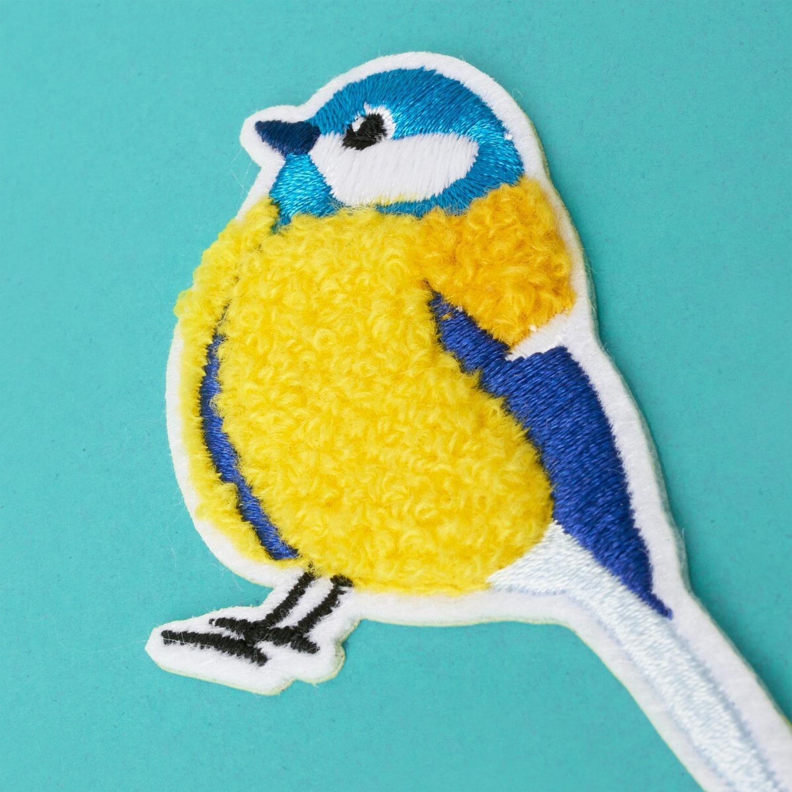 Birds Wildlife Chenille Blanket Badge