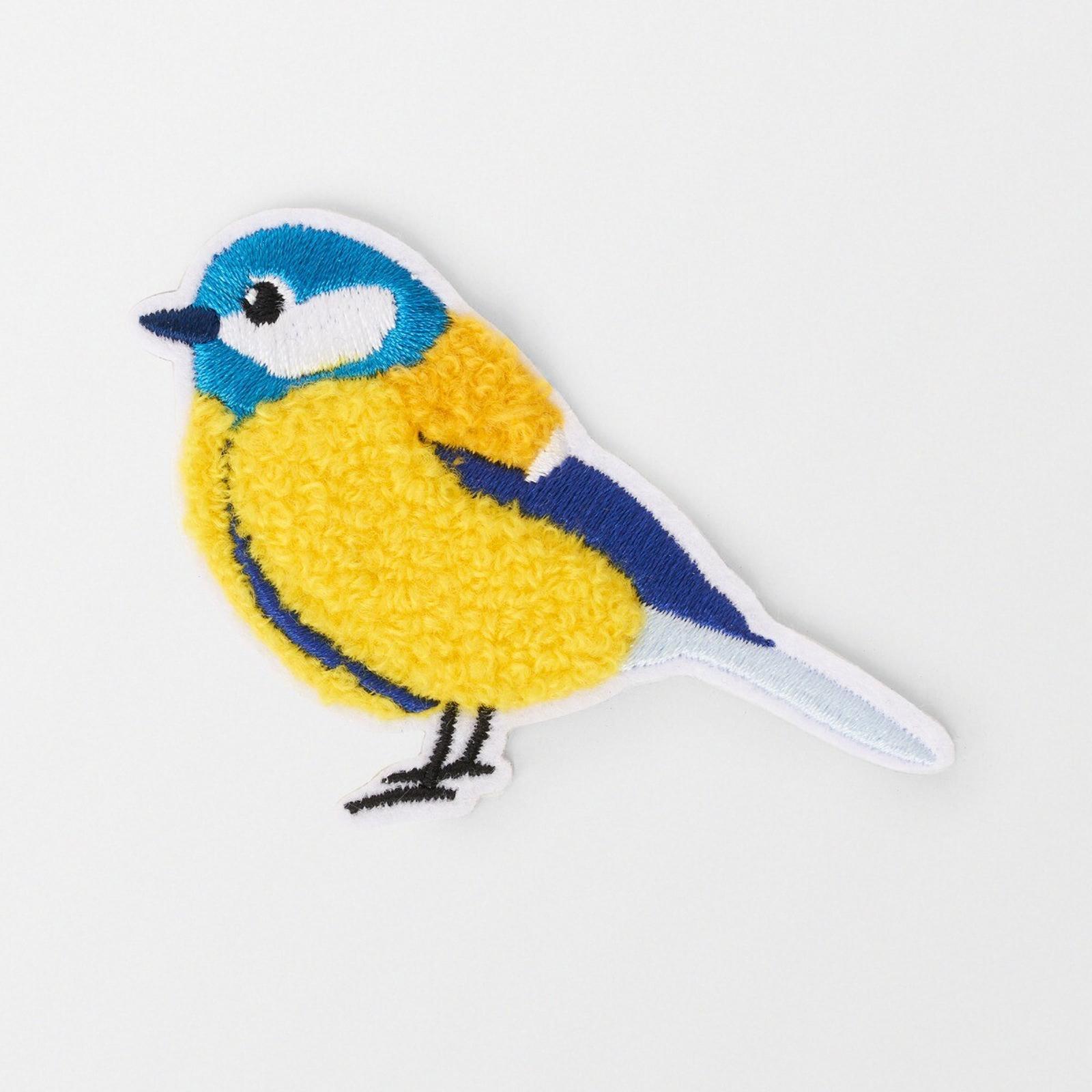 Birds Wildlife Chenille Blanket Badge