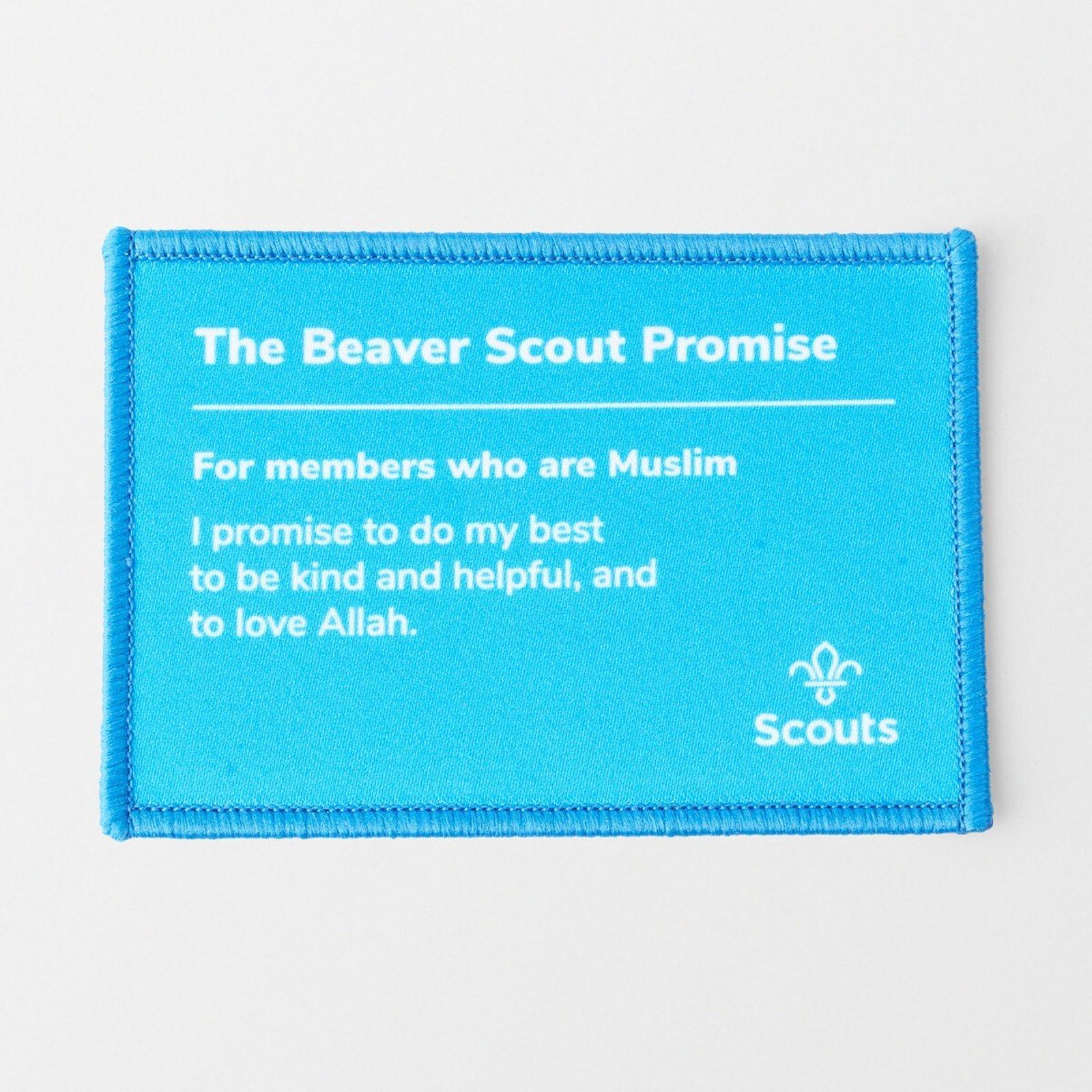 Beaver Scouts Promise Badge - Muslim | Scout Store