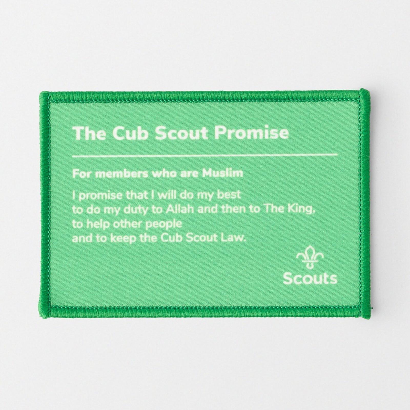 Cub Scouts Promise Badge - Muslim | Scout Store