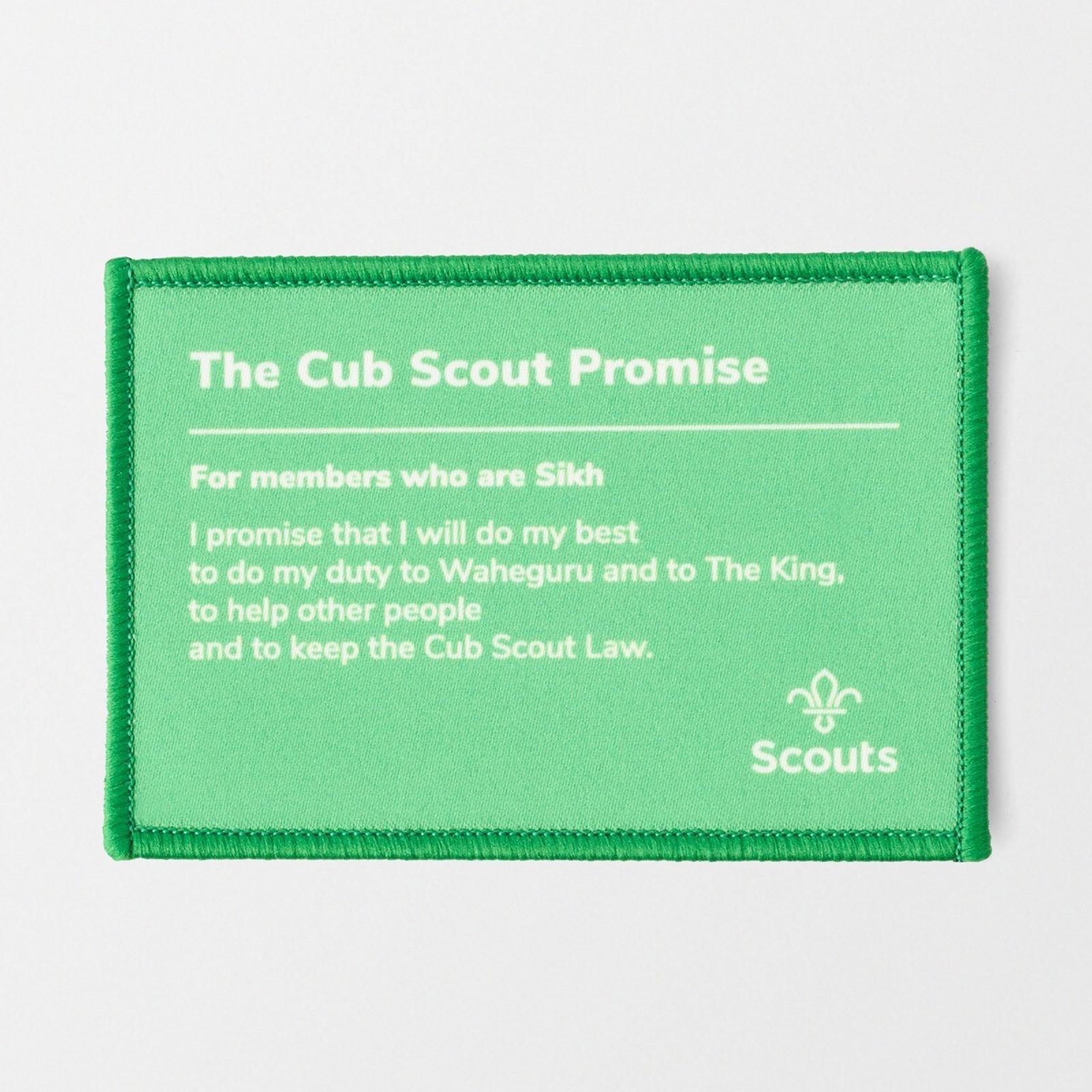 Cub Scouts Promise Badge - Sikh | Scout Store