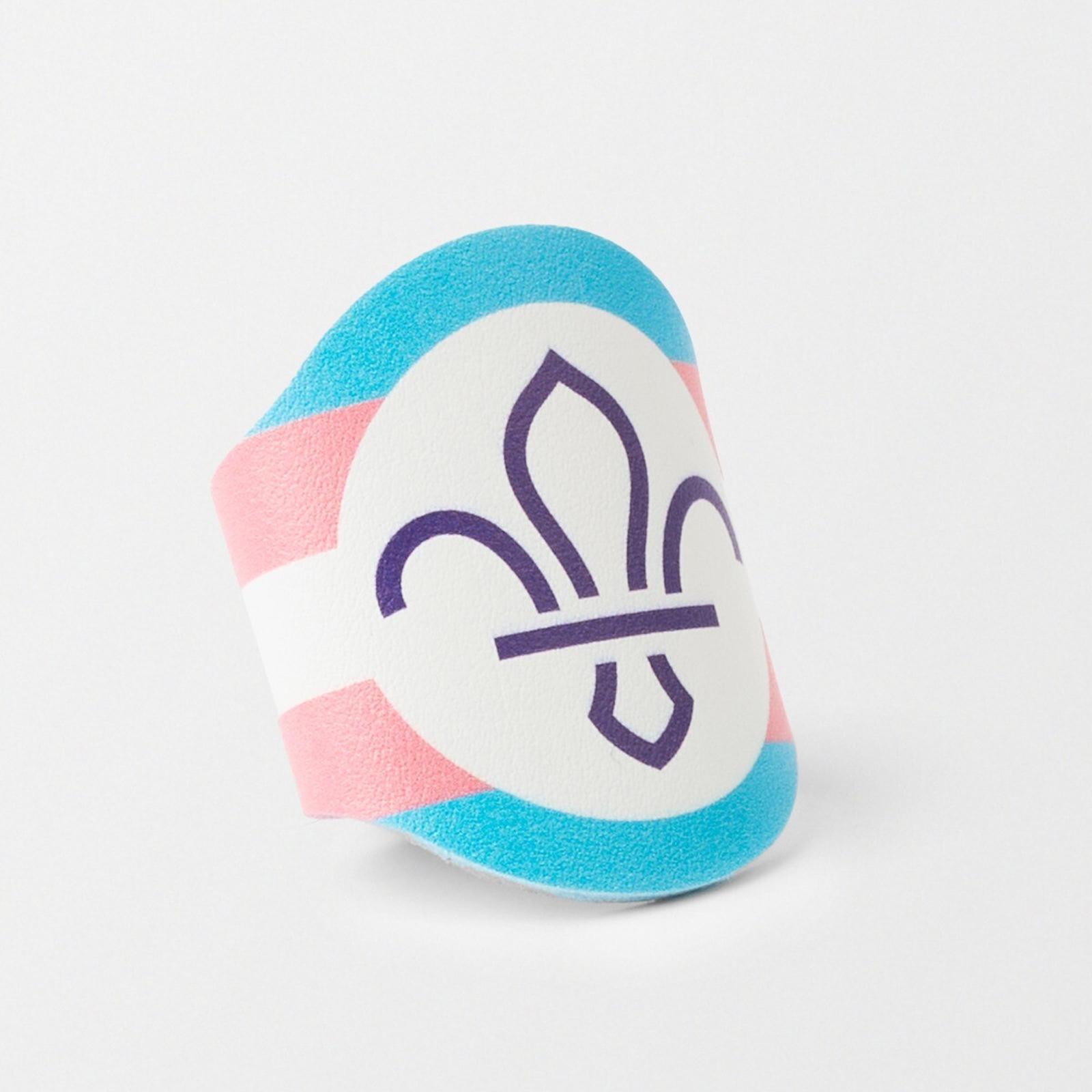 Scout Pride Woggle - Trans Flag | Scout Store