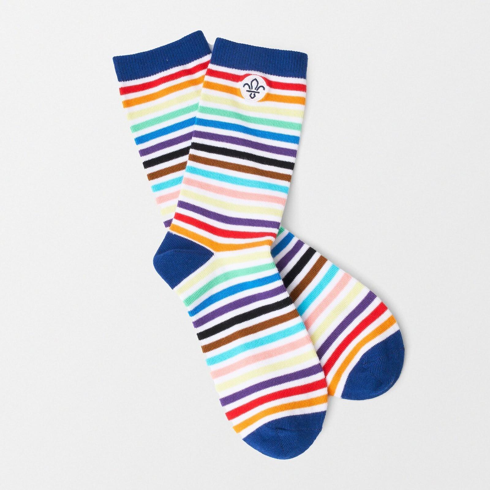 Scout Pride Progressive Flag Socks | Pride Socks