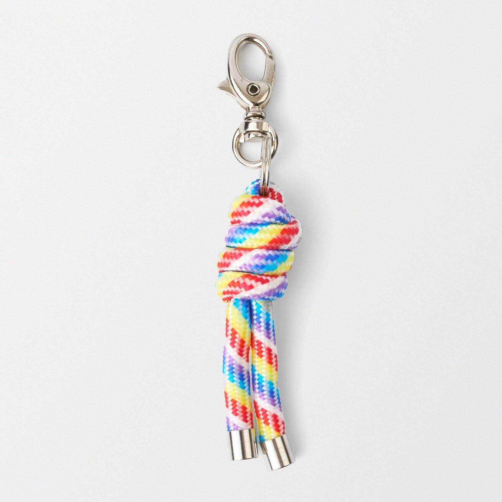 Rainbow Paracord Knot Keyring | Pride Range