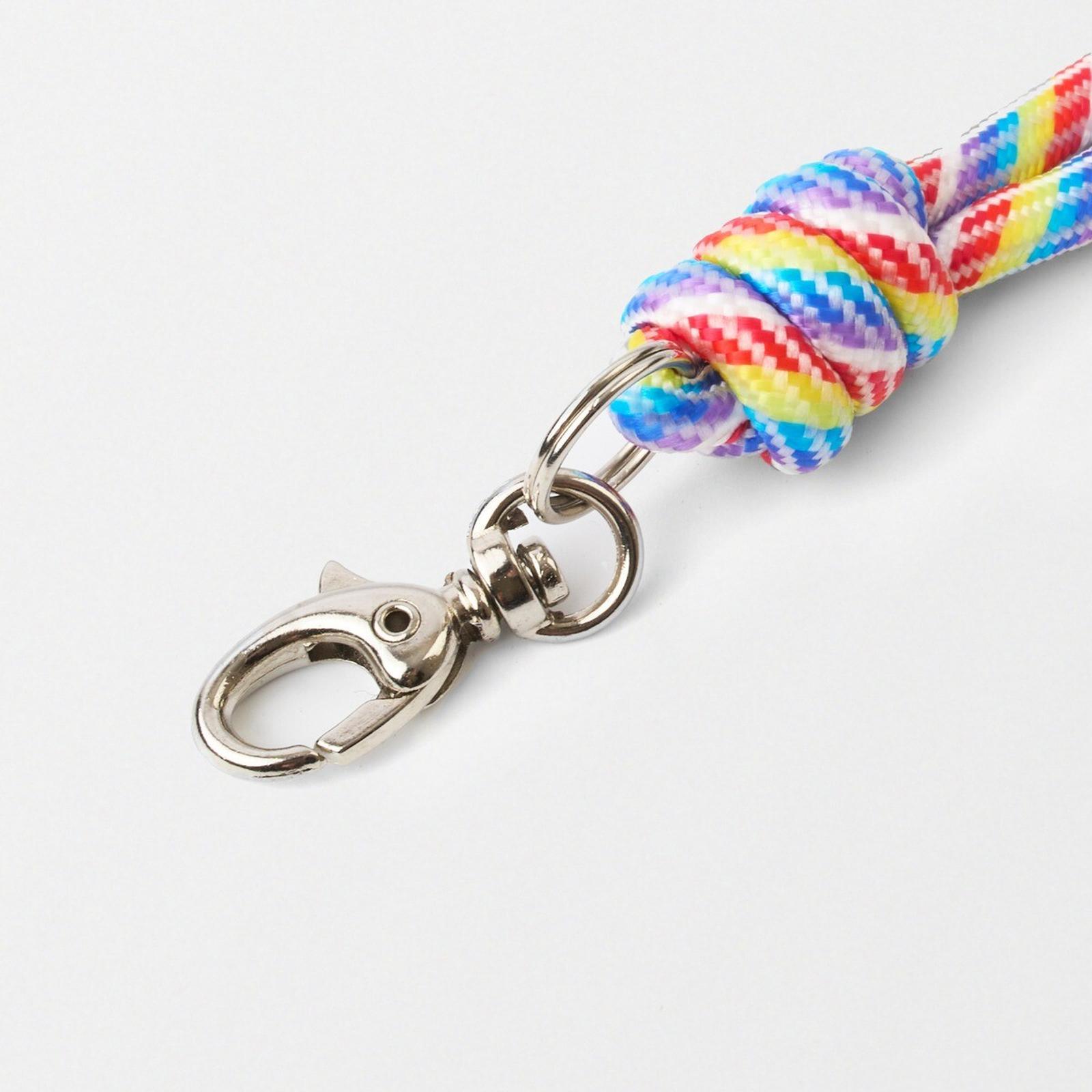 Rainbow Paracord Knot Keyring | Pride Range