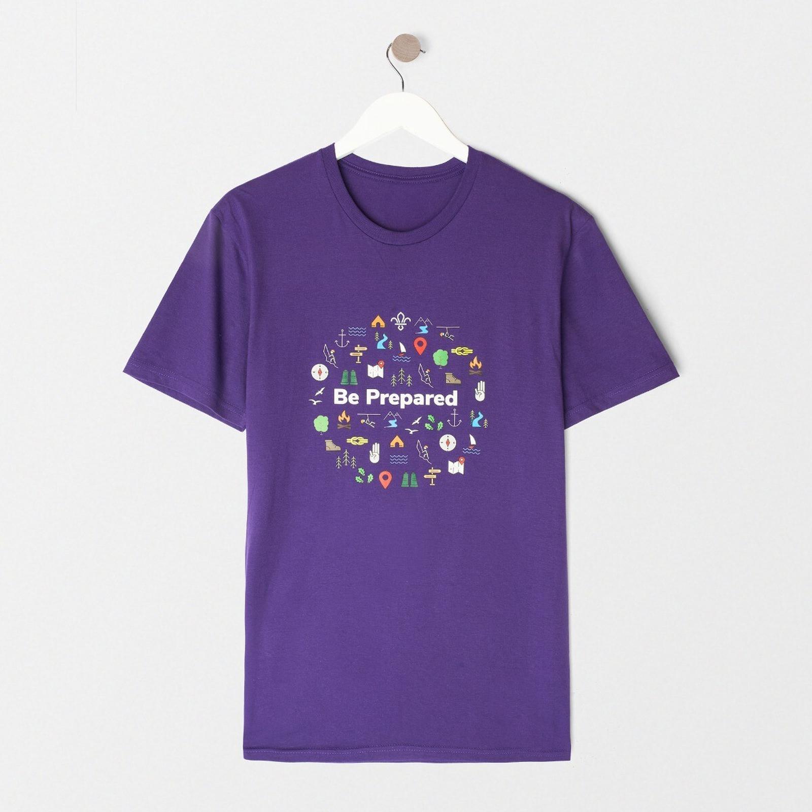 Scouts T-Shirt | Be Prepared | Activity Icons