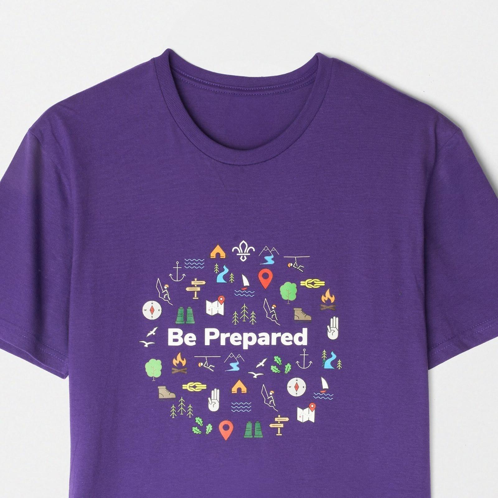 Scouts T-Shirt | Be Prepared | Activity Icons