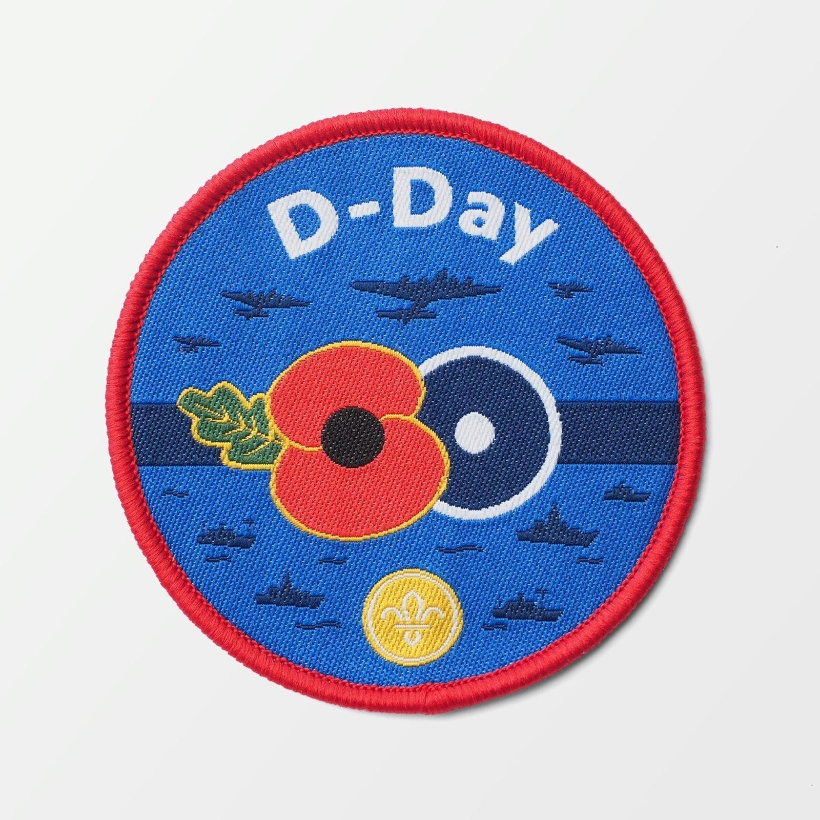 RBL Poppy & Scouts D-Day Badge | Scouts Badges