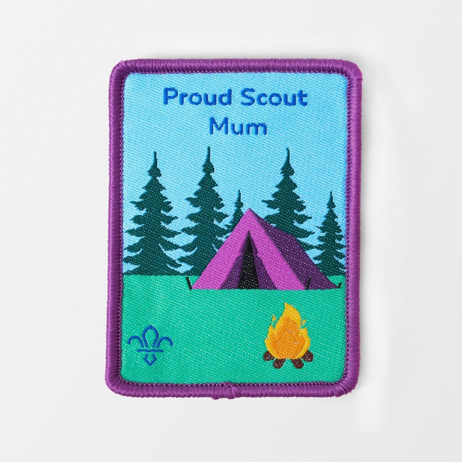 Proud Scout Mum Blanket Badge | Scout Store