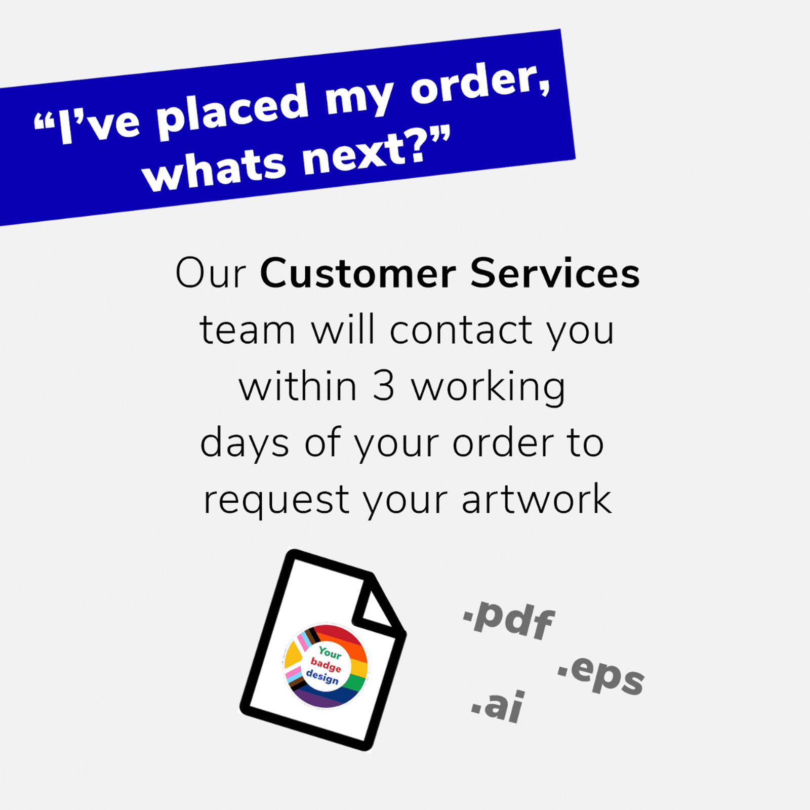 Personalised Badges - Square |Custom Badges / Patches Made to Order