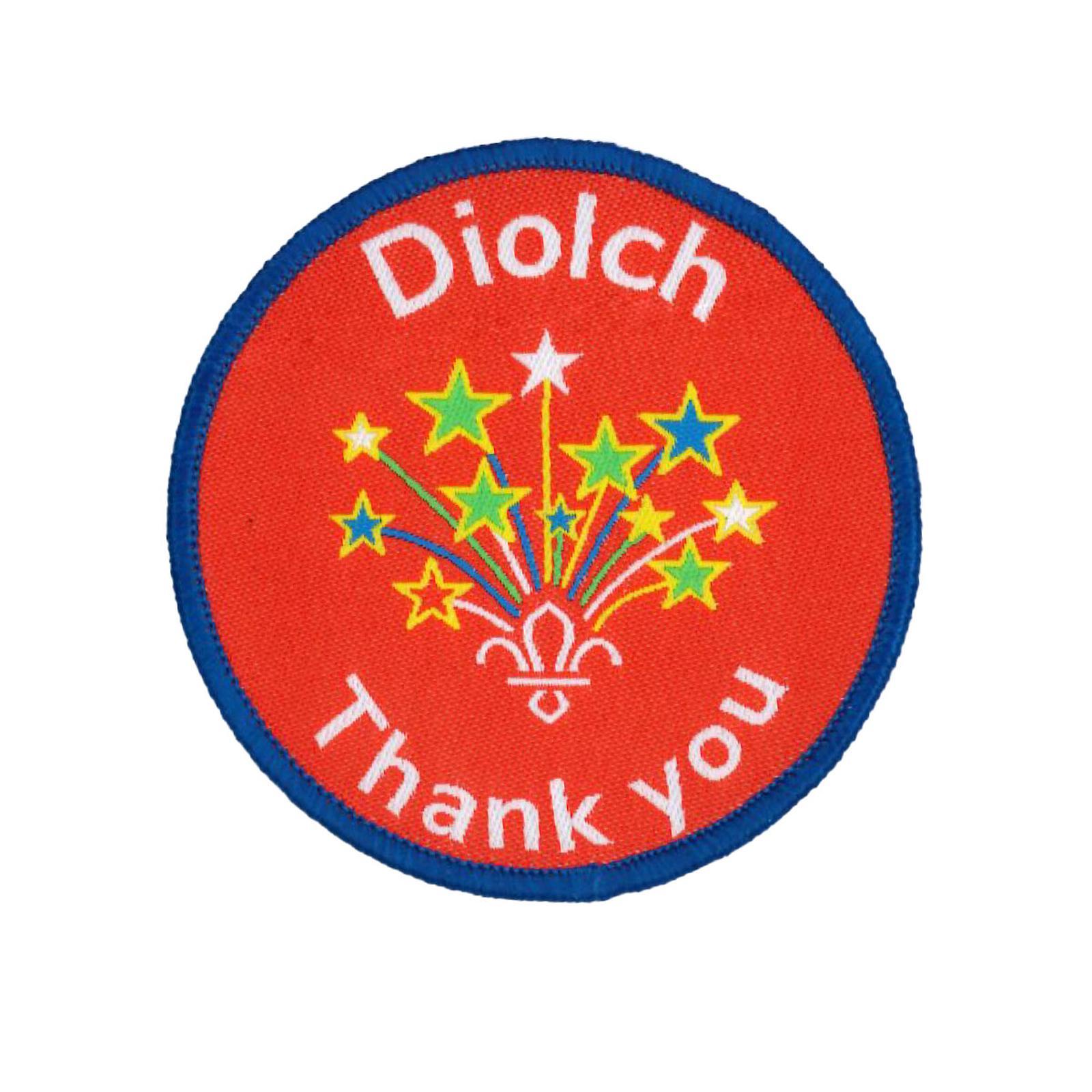 Welsh Scouts Diolch / Thank You Badge | Scouts Gifts New in
