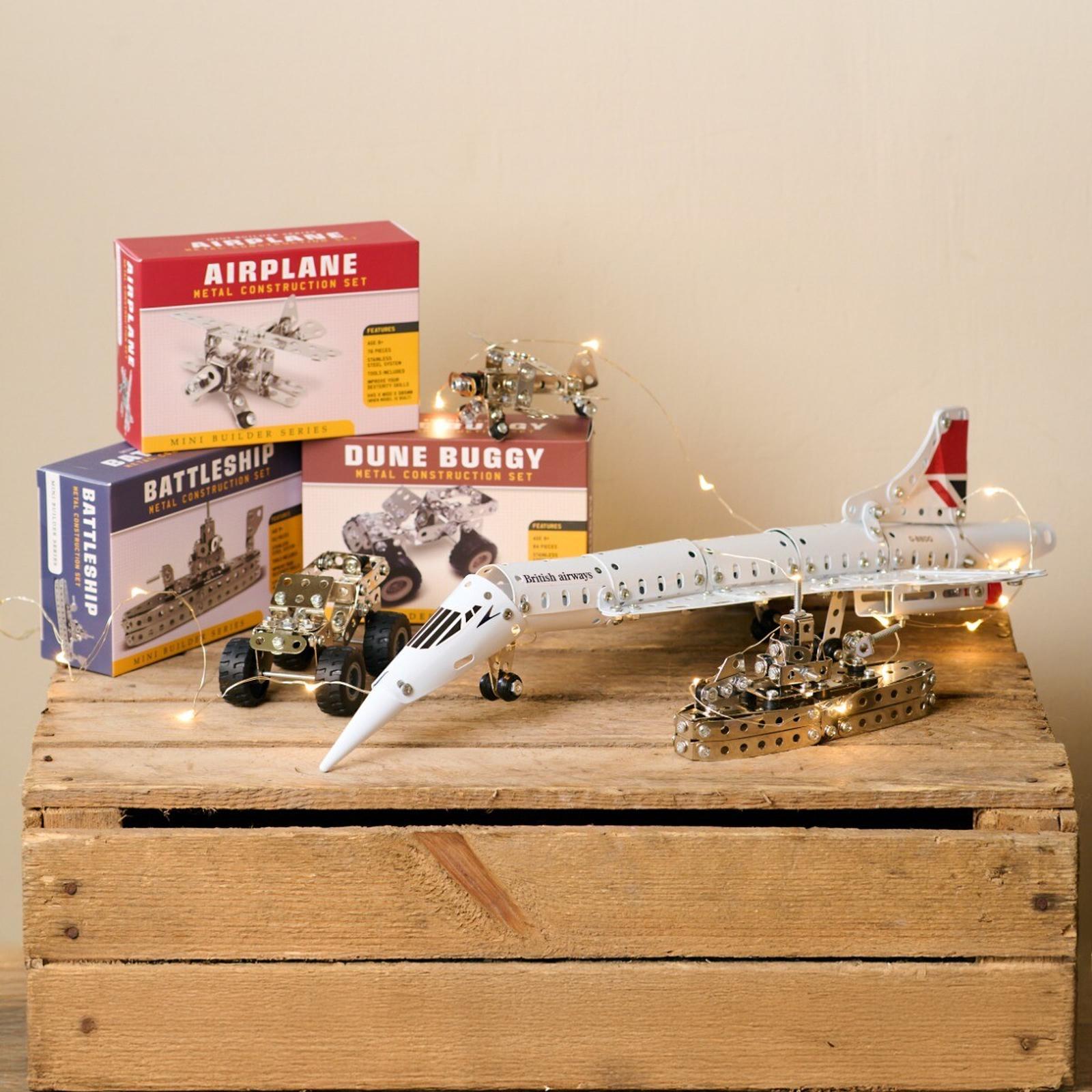 Aeroplane / Airplane Metal Construction Kit | Coach House