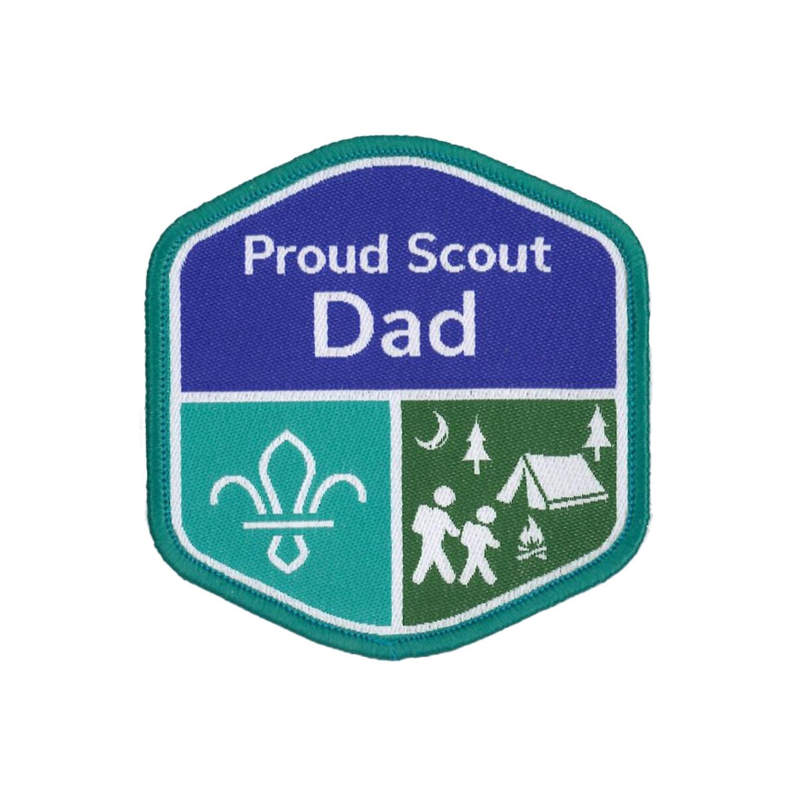 Proud Scout Dad Blanket Badge Mid-Season Sale