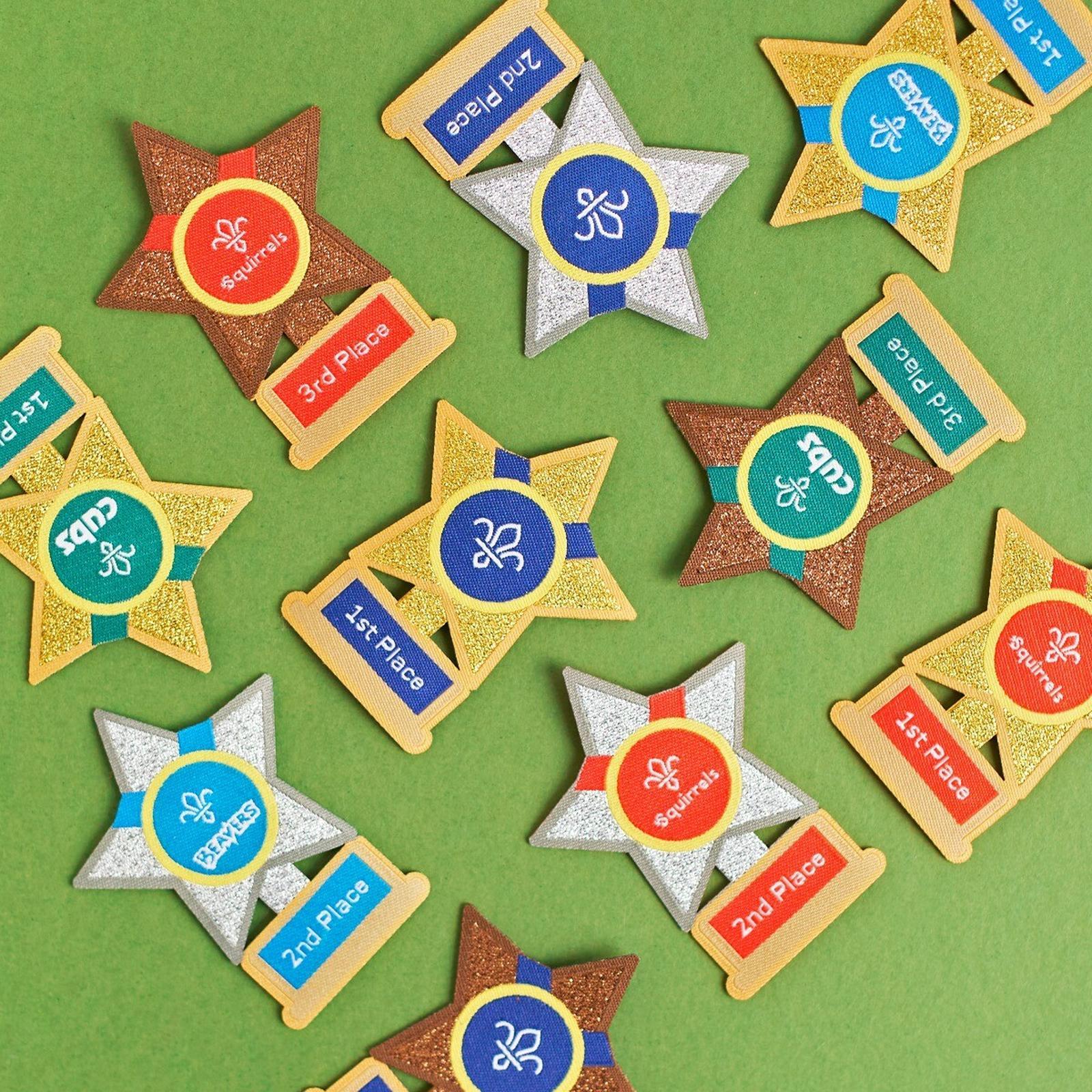 Cub Scouts Iron-On Blanket Badge - Trophy 3rd Place