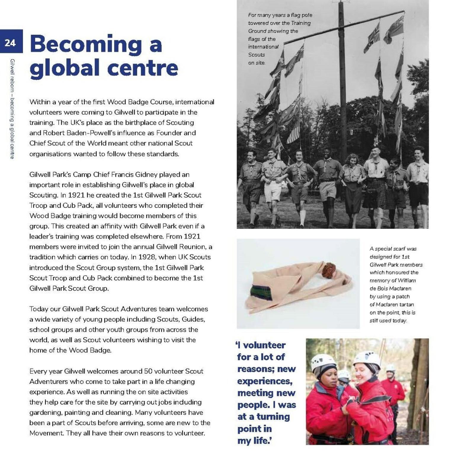 Scouts Gilwell Park Book and Guide | History | Current Guide