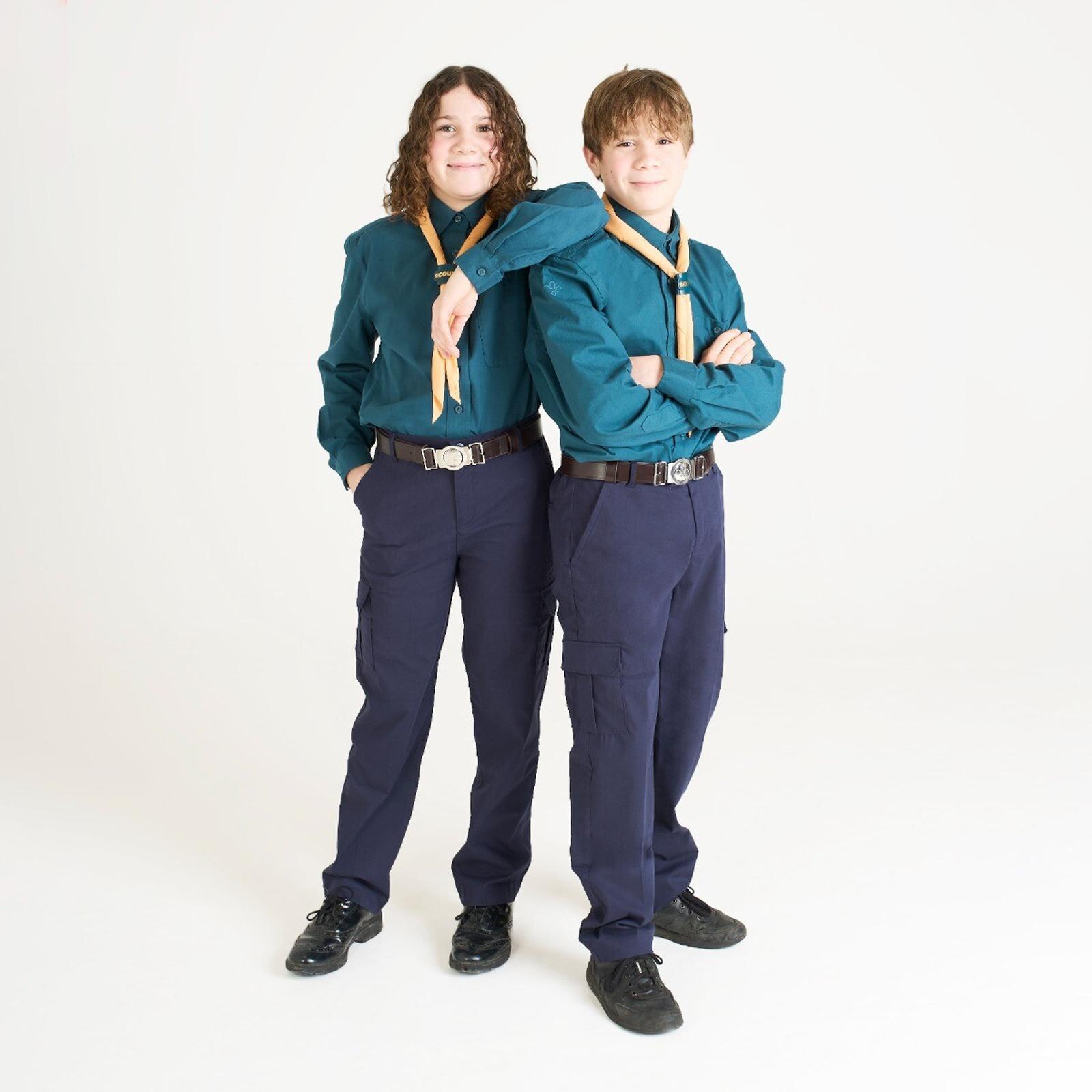 Scouts Long Sleeve Uniform Shirt with Stretch | Scouts Uniform