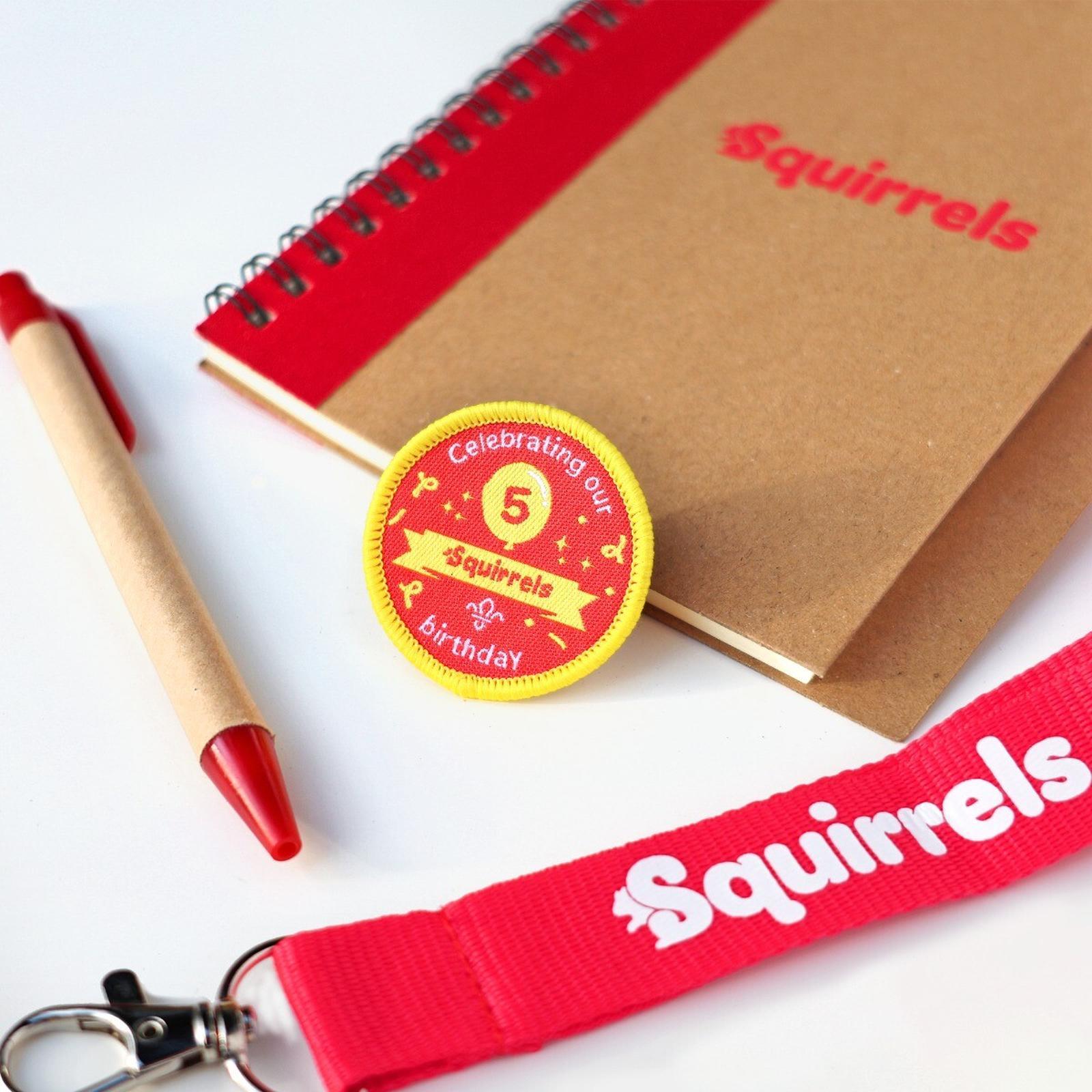 Squirrels 5th Birthday Uniform Badge | Squirrel Scouts | Scout Store