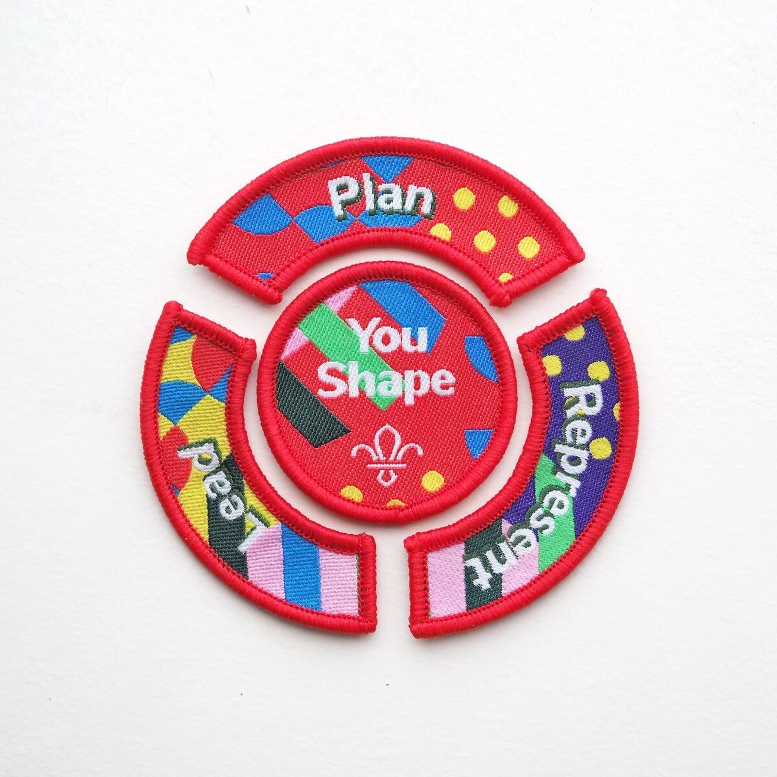 You Shape Squirrel Plan Badge