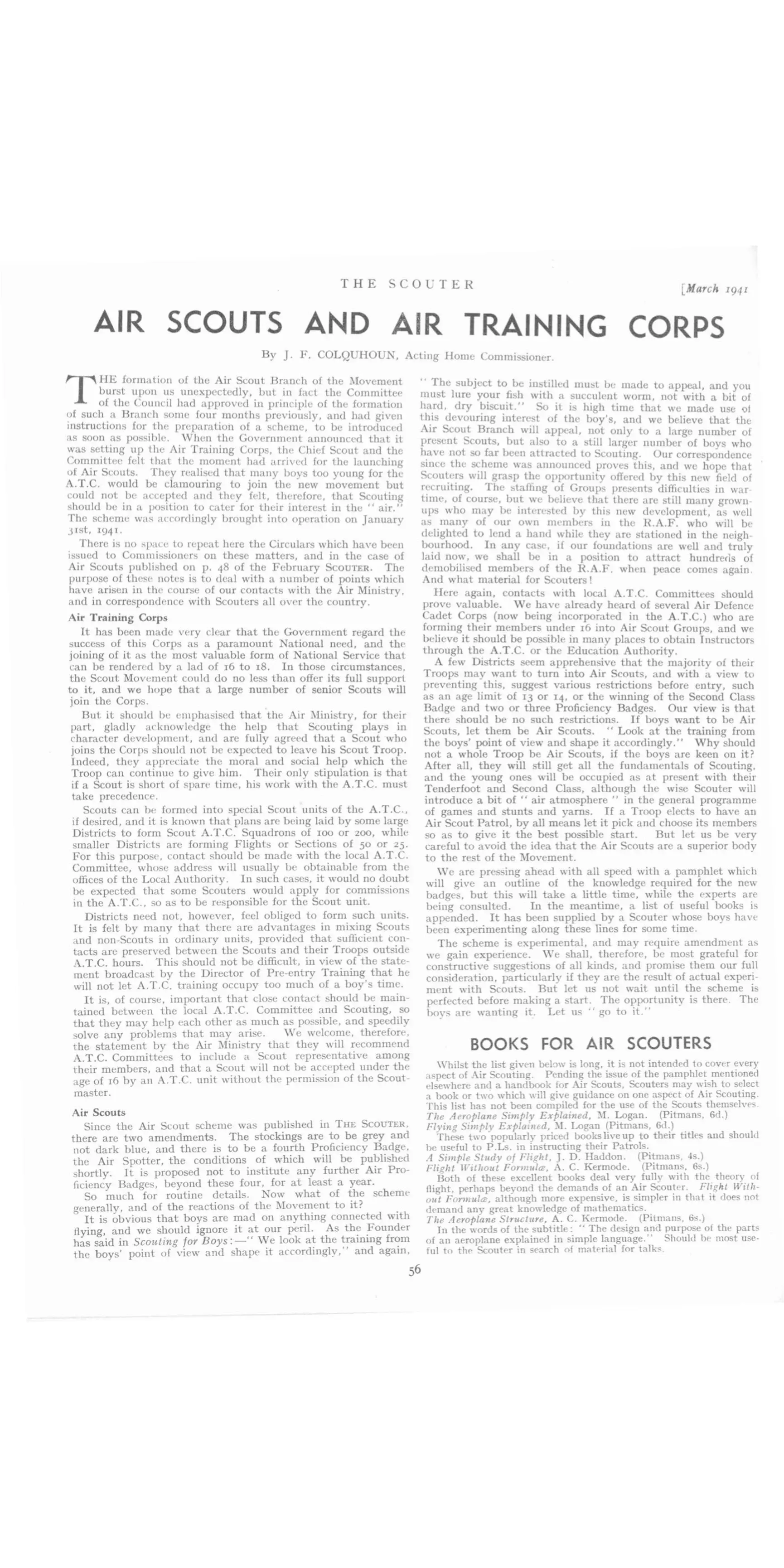 Air Scouts 80th anniversary