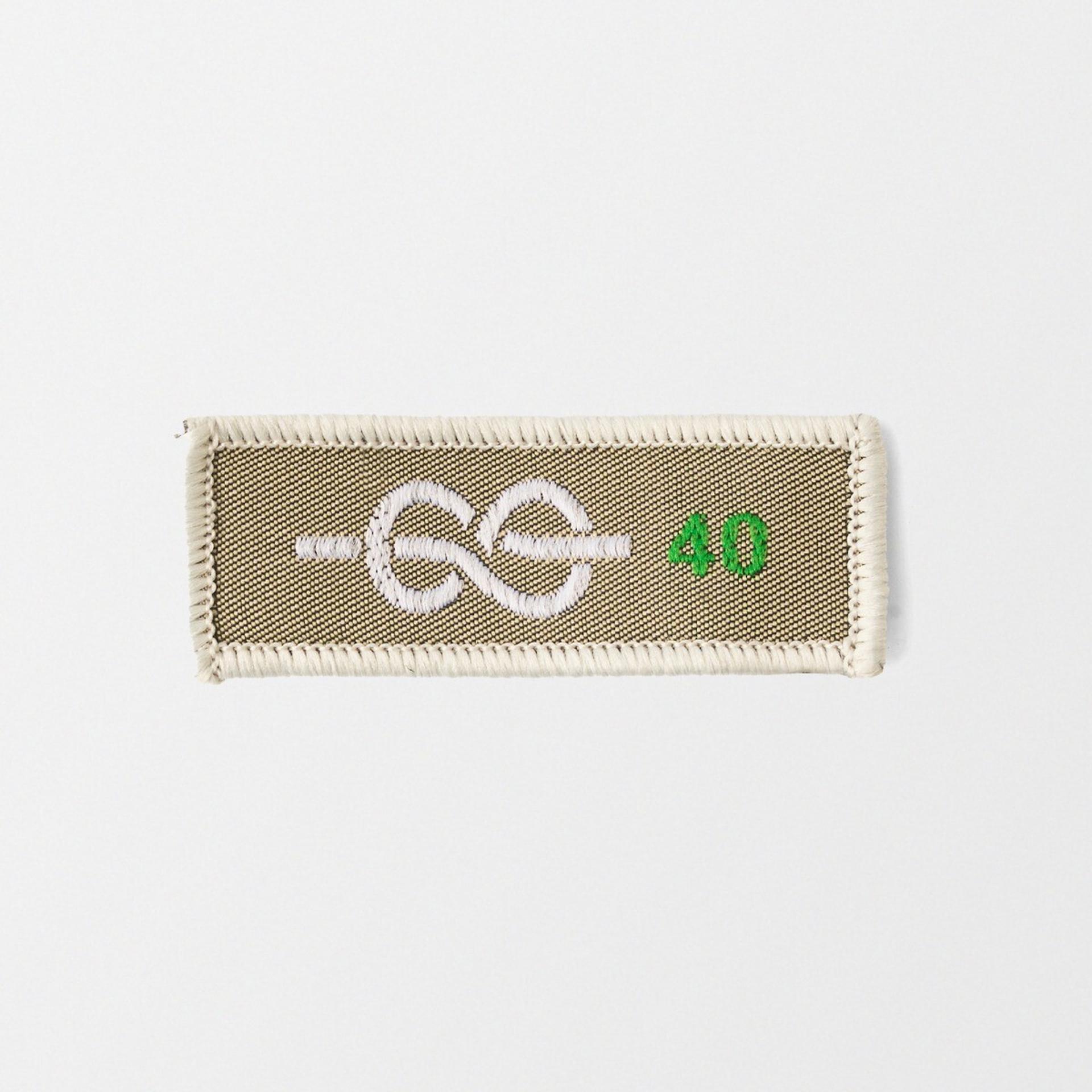 Chief Scout Length of Service Award | Cloth Badge | 40 Years