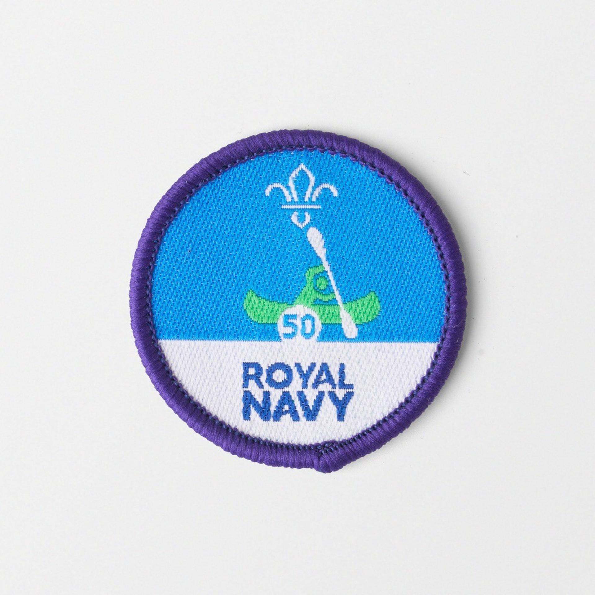Time On Water Badge Stage 50 (Royal Navy)