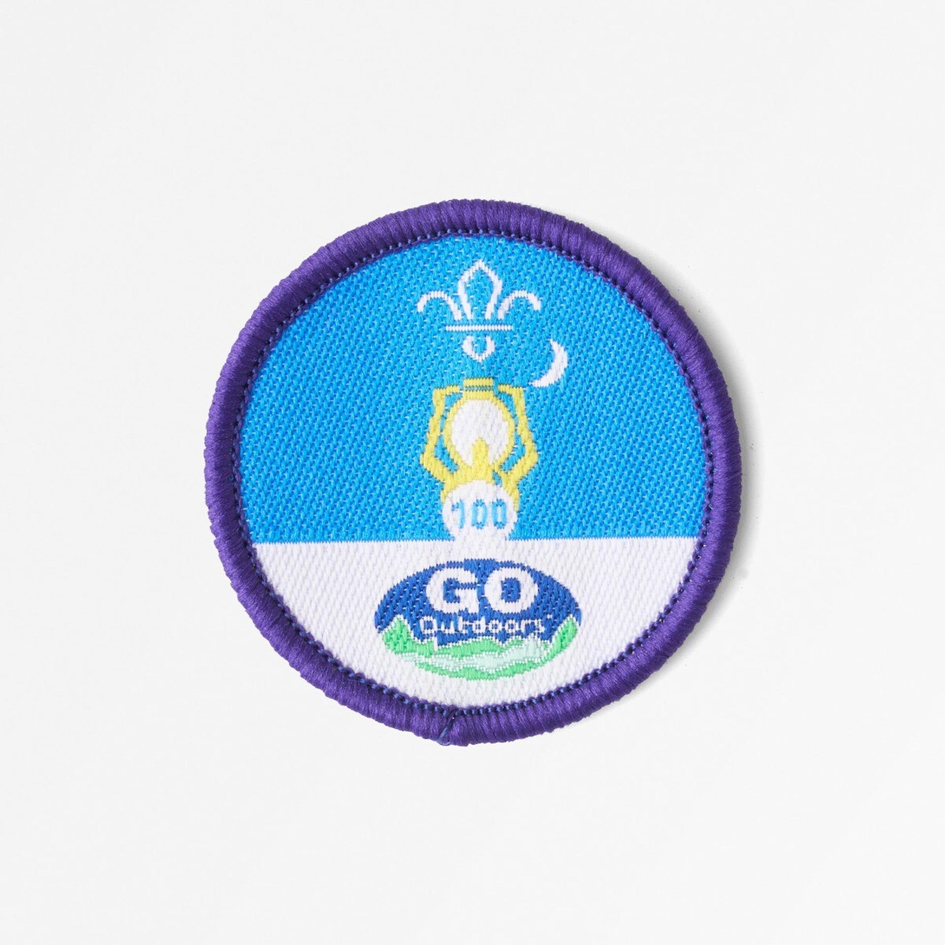 Activity Nights Away Badge Stage 100 (Go Outdoors)