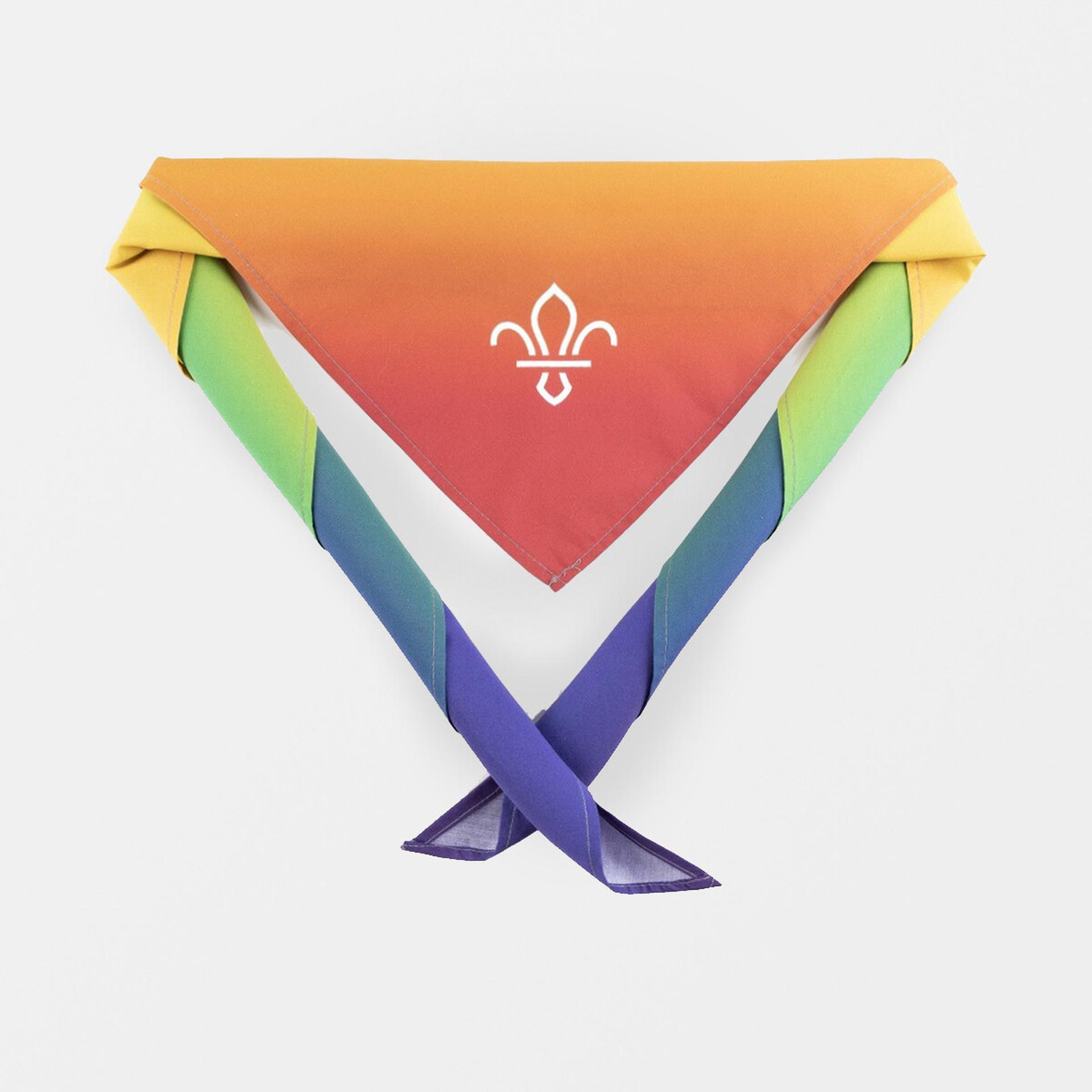 Scout Pride Scarf / Necker - Rainbow Flag | Scout Store