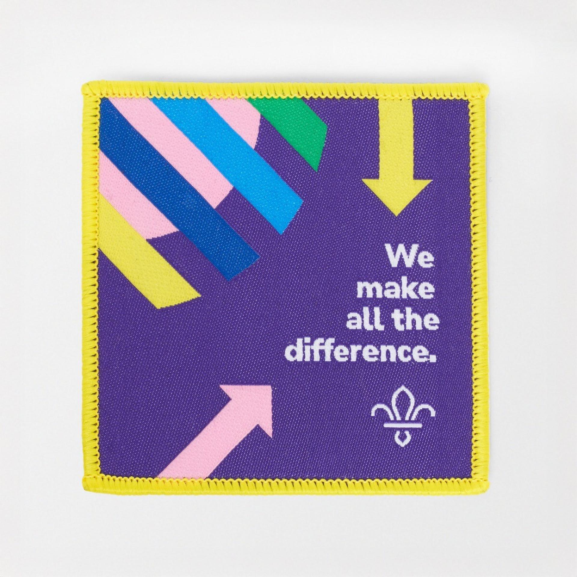 Scouts Volunteers - We make all the difference Blanket Badge | Scout Store