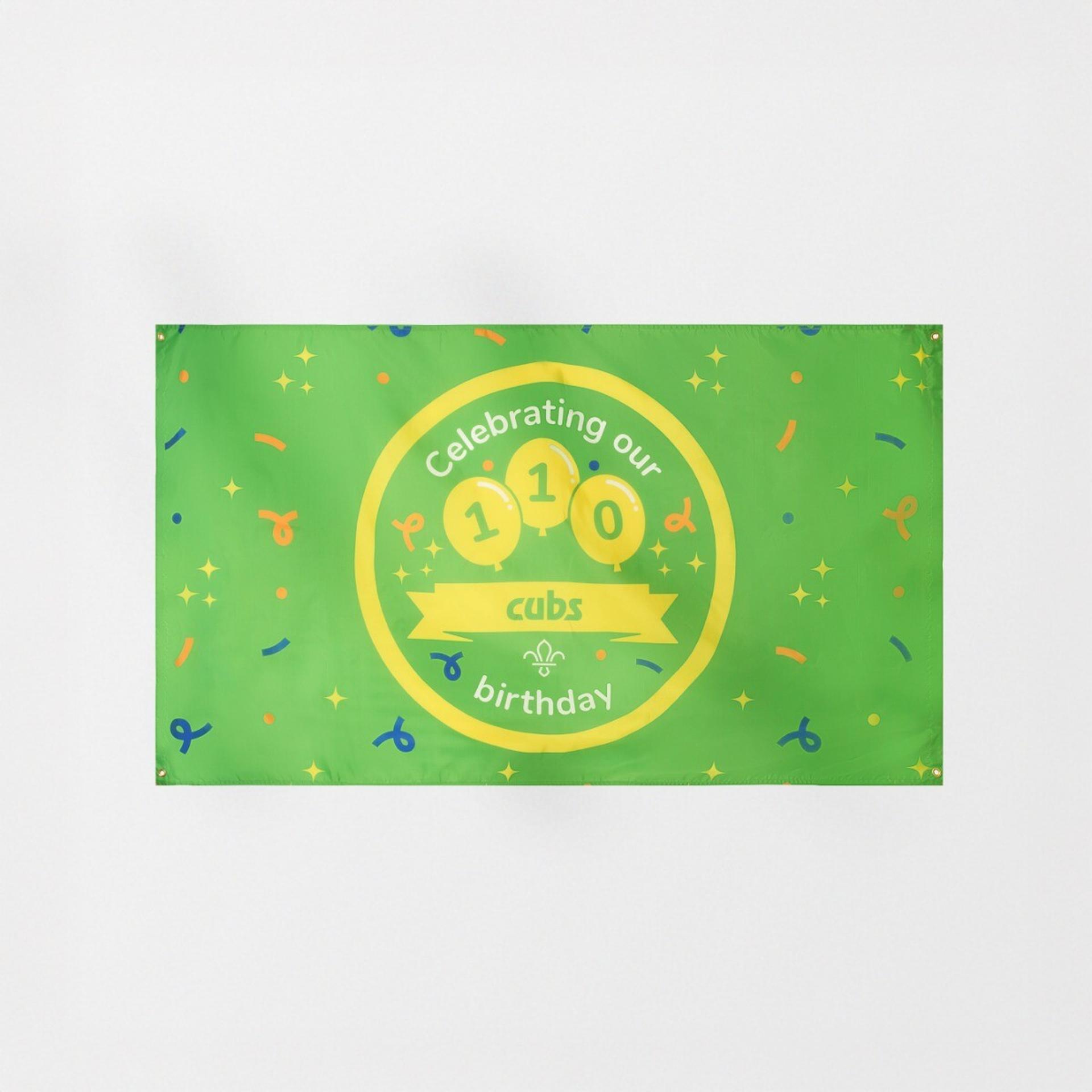 Cubs 110th Birthday Celebration Banner