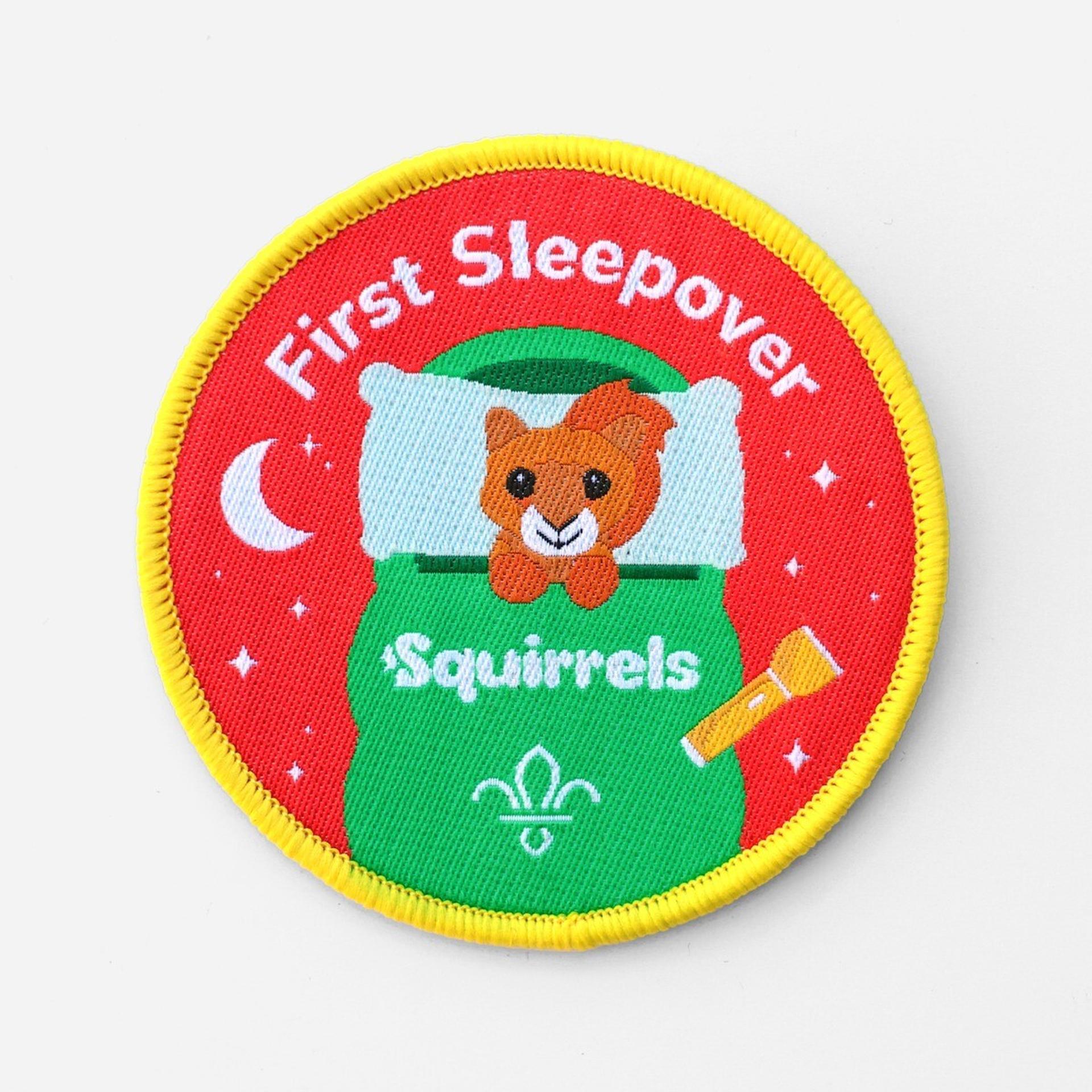 Squirrels First Sleepover Badge | Squirrel Scouts | Scout Store
